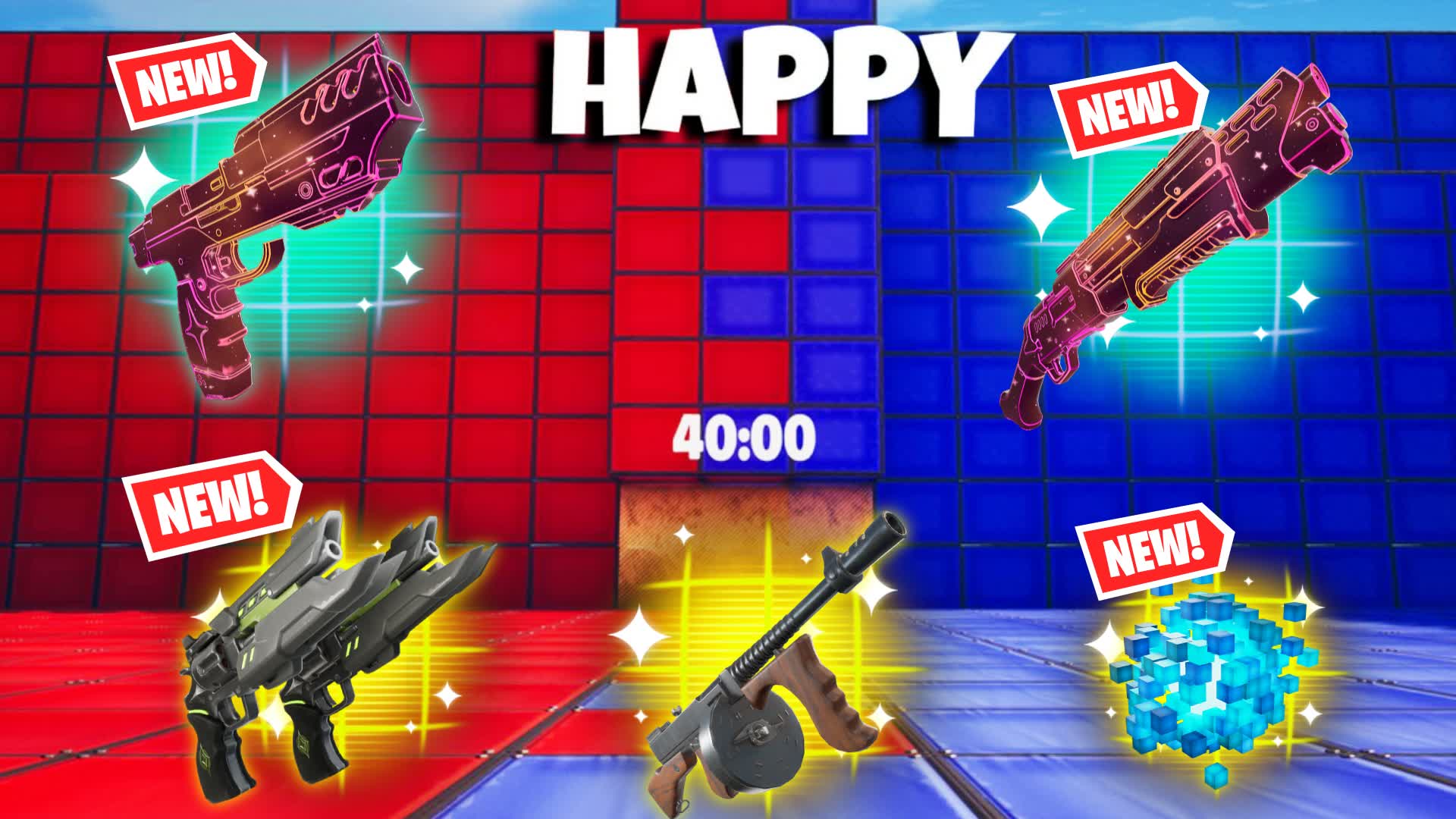 Happy Gun vs Bots red vs blue 🔵🔴 3707-1256-2408 by red-vs-blue-pvp ...