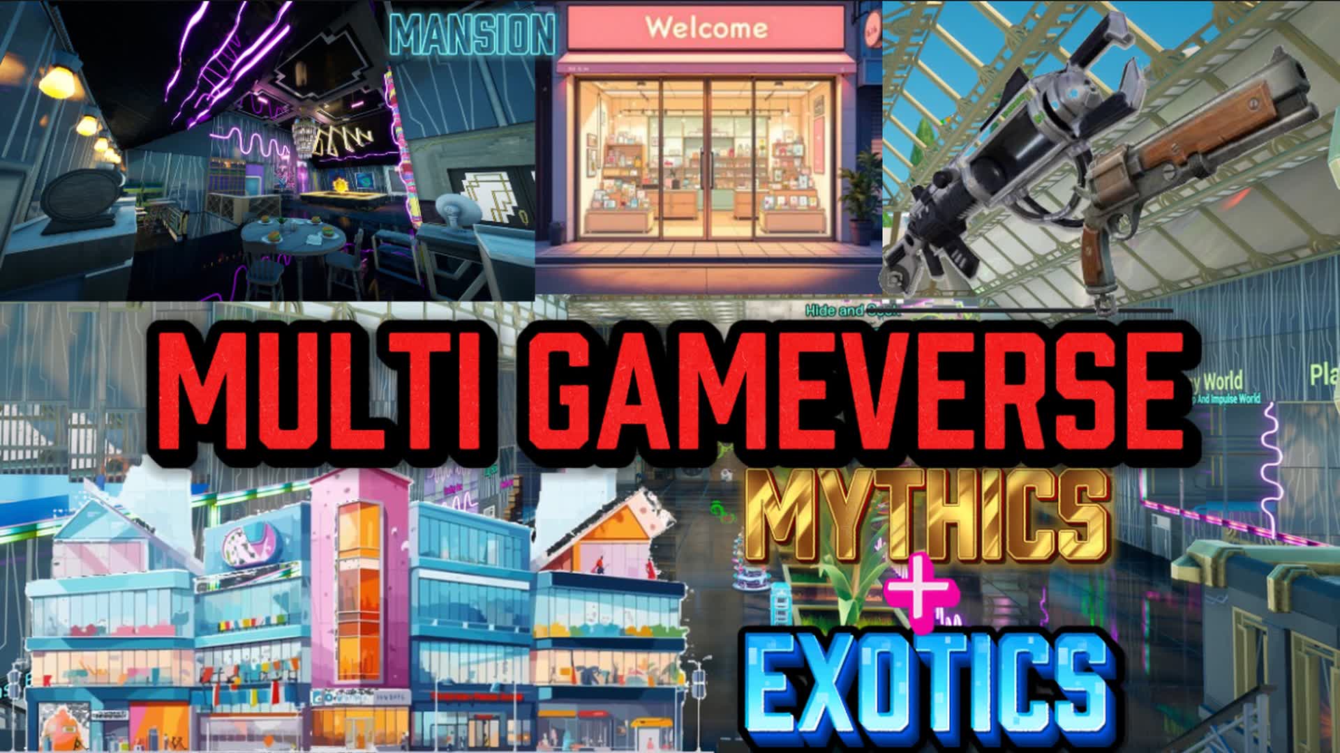 🎮Multi GameVerse🕹 8366-7882-4688 by 75k - Fortnite Creative Map Code ...