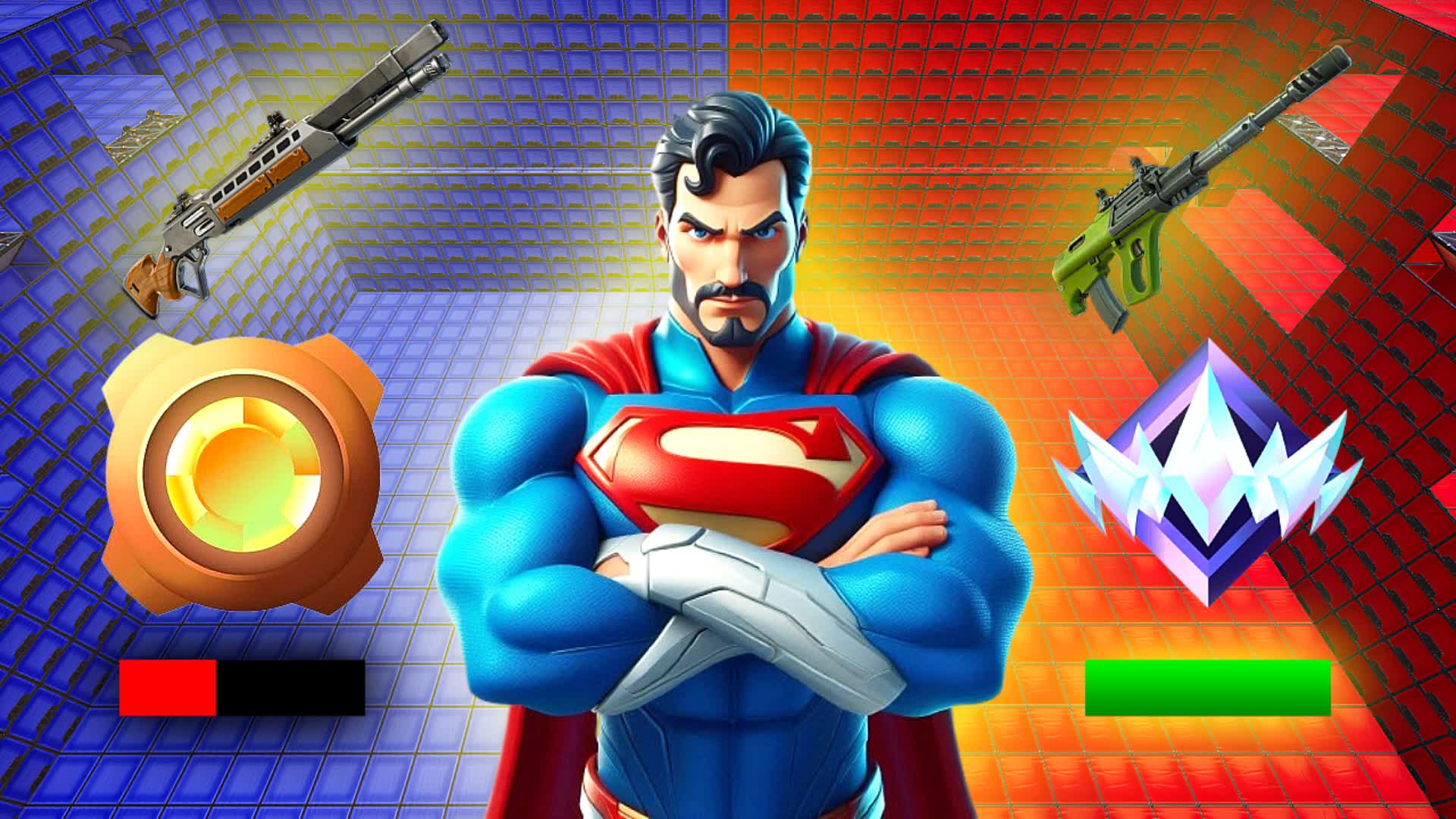 RANKED RED VS BLUE 🔴🔵SUPER POWERS 5608-4375-3113 by zynng - Fortnite ...