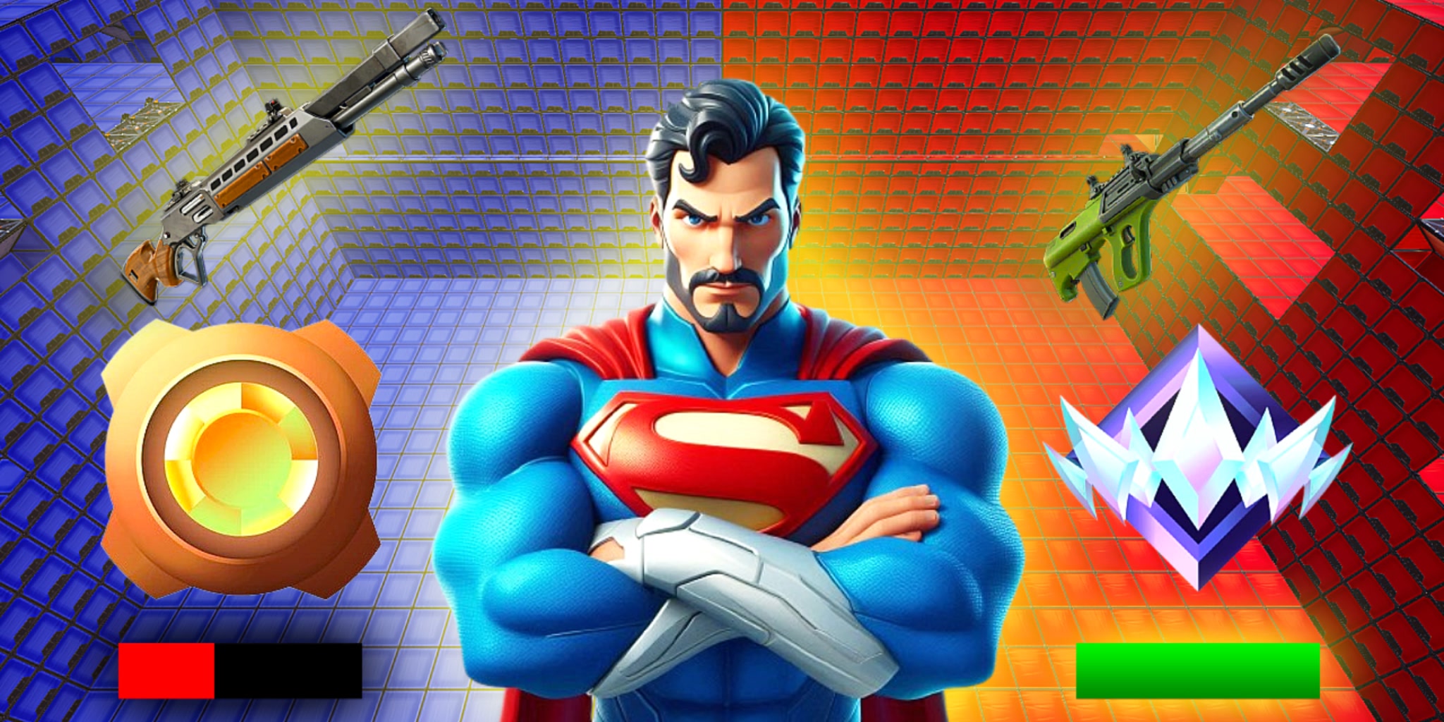 RANKED RED VS BLUE 🔴🔵SUPER POWERS 5608-4375-3113 by zynng - Fortnite Creative Map Code - Fortnite.GG