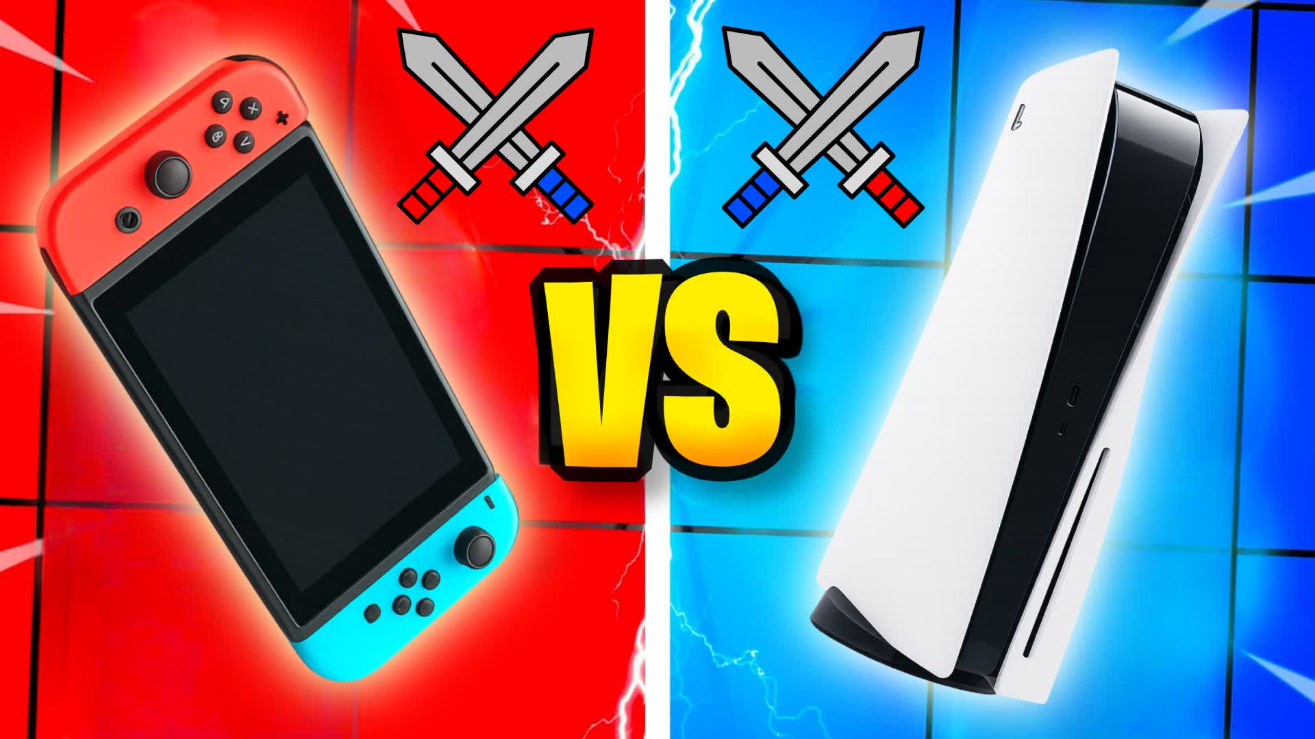 🔴MEGA PS5 VS SWITCH RED VS BLUE🔵 4378-9915-0800 by slowzyy - Fortnite