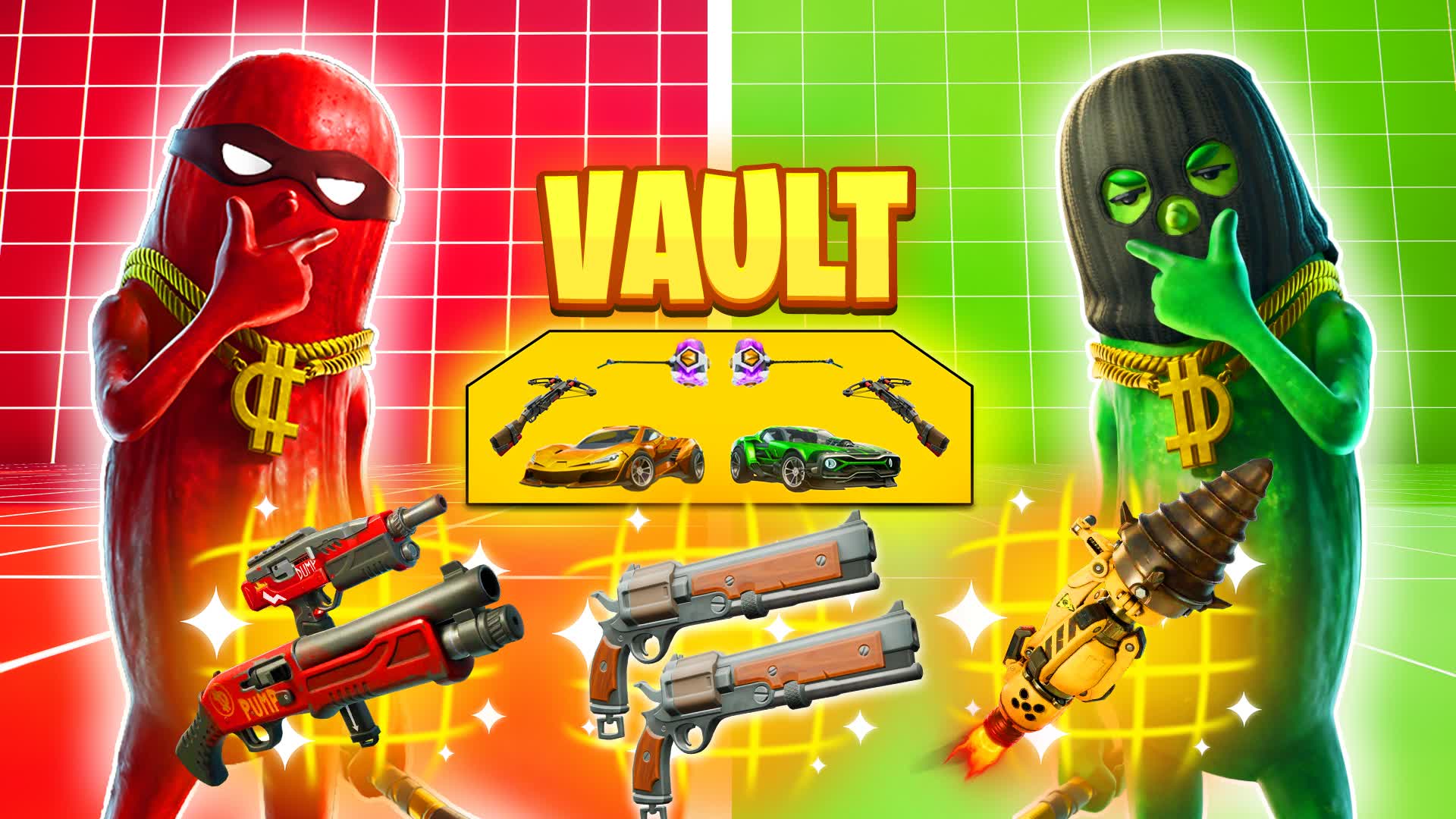 PICKLE RED VS GREEN 🥒 0440-7405-3380 by sweatzcreative - Fortnite ...