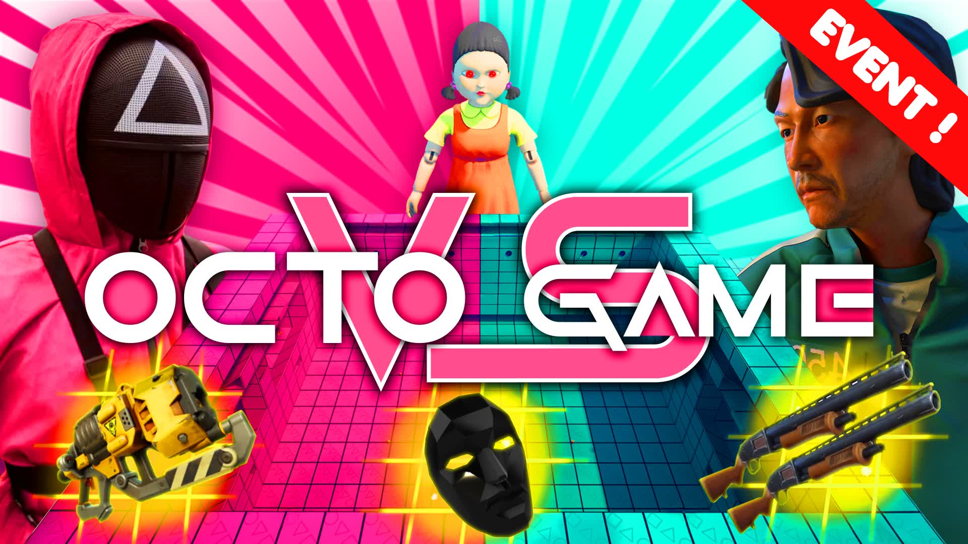 VS OCTO GAME 문어 게임 RED VS BLUE 8398-2973-5563 by bougre - Fortnite ...