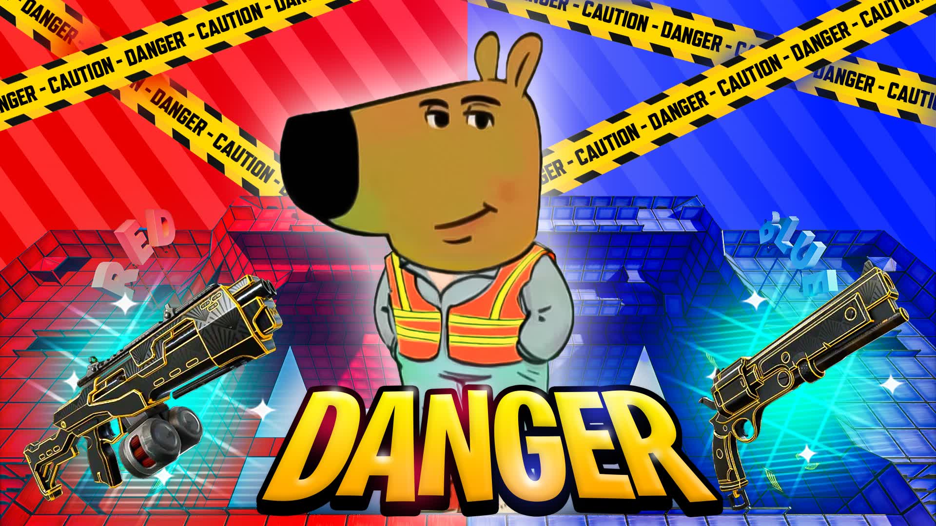 DANGER RED VS BLUE 🔴🔵 8506-3571-8010 by shmekkel - Fortnite Creative ...