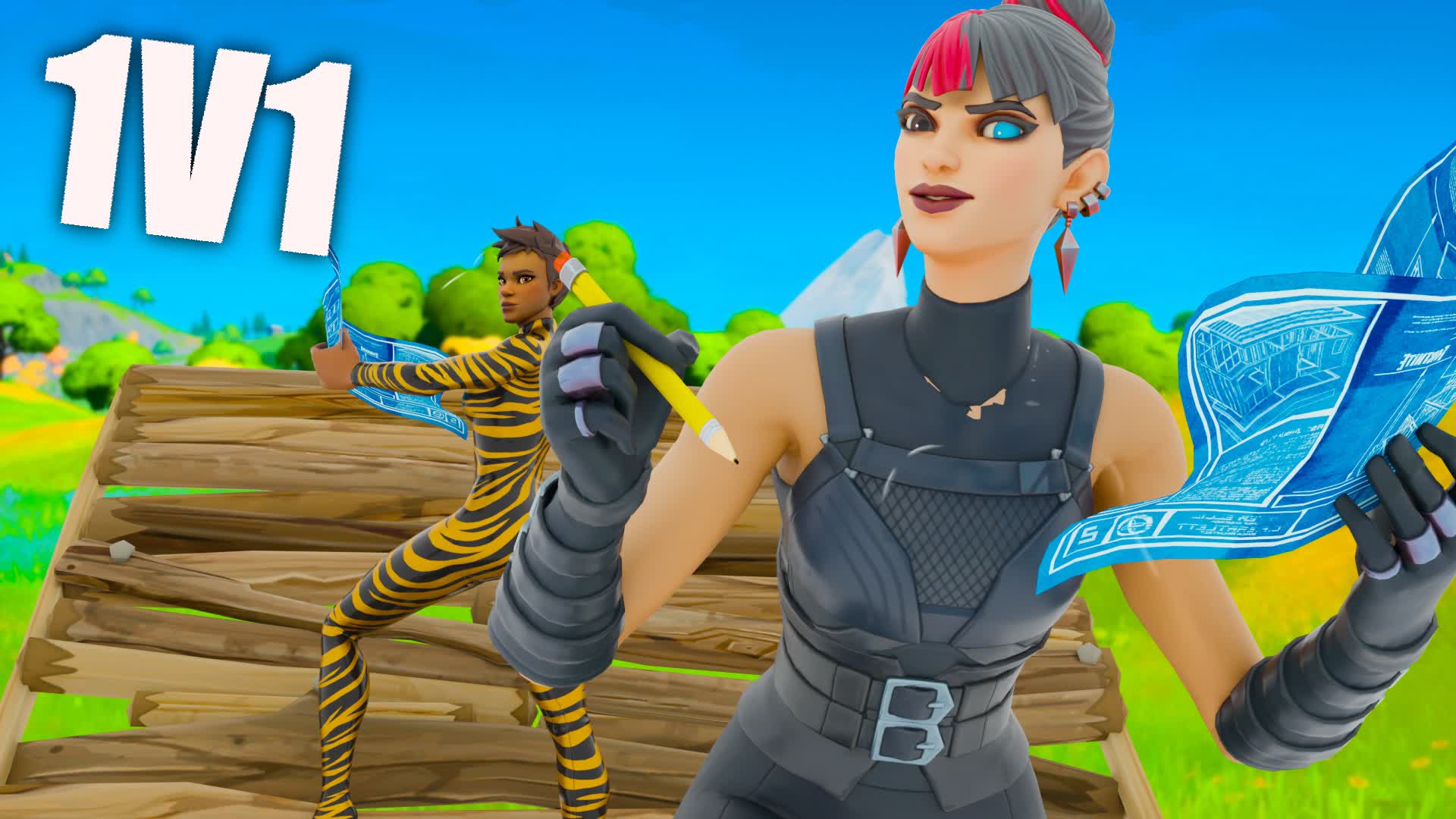 1v1 SIMPLISTIC 5430-0130-8195 by marilove - Fortnite Creative Map Code - Fortnite.GG