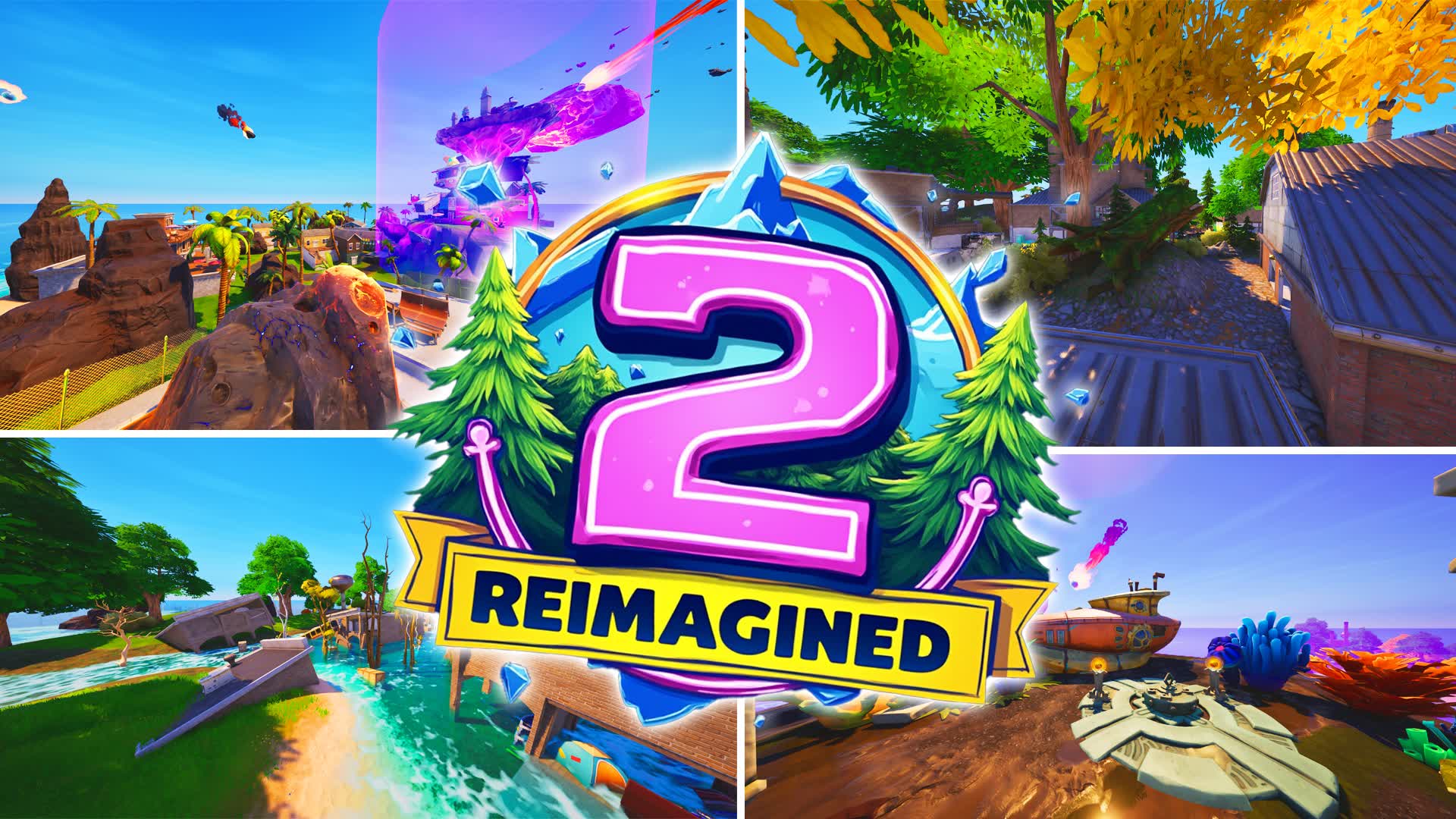 🌲 Chapter 2 RE-IMAGINED 🌀 ONE SHOT 🎯 3006-7564-8923 by ffstudios - Fortnite