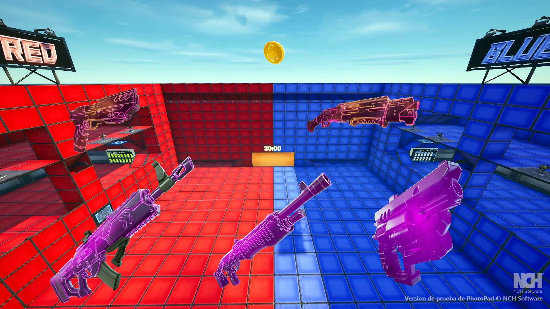 CRAZY 🔵🔴RED VS BLUE 🔵🔴CRAZY 7745-4610-8701 by partygmes - Fortnite ...