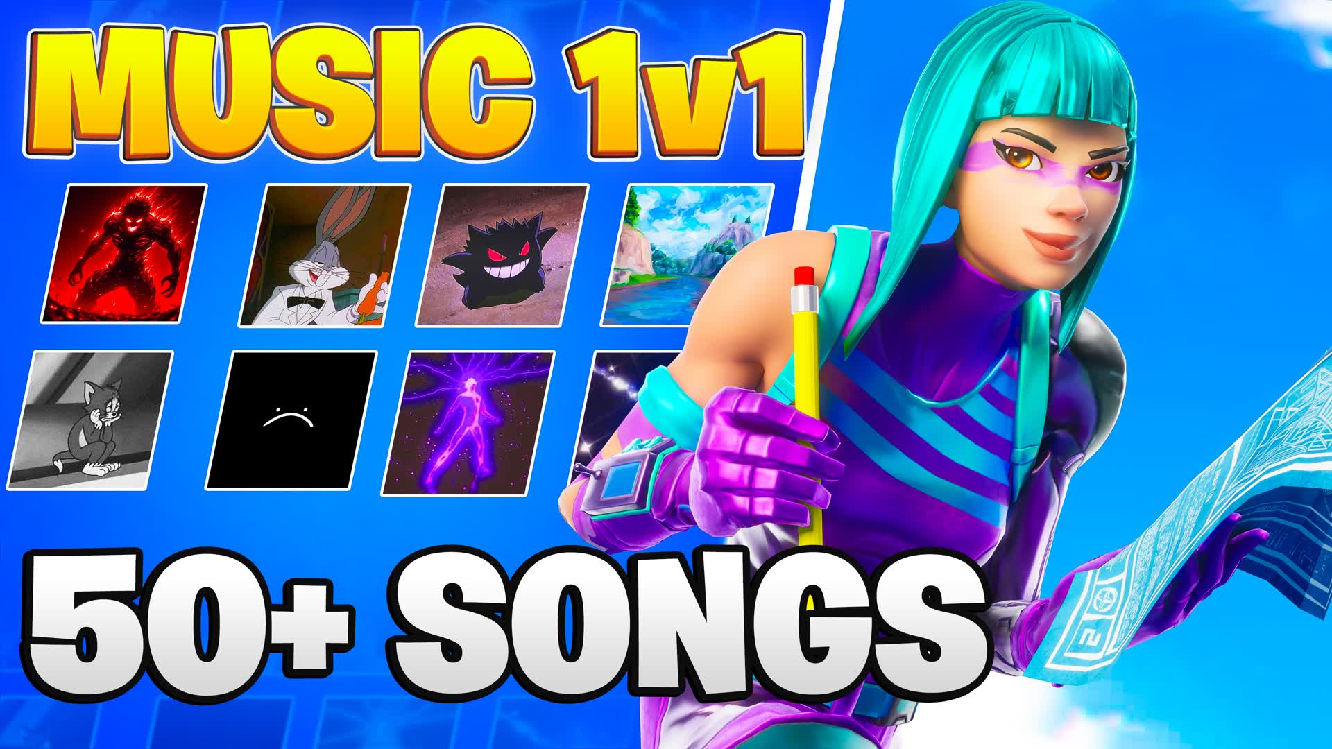 THE 1V1 🏆 [50+ SONGS] 6034-2222-5766 by budo - Fortnite Creative Map Code - Fortnite.GG