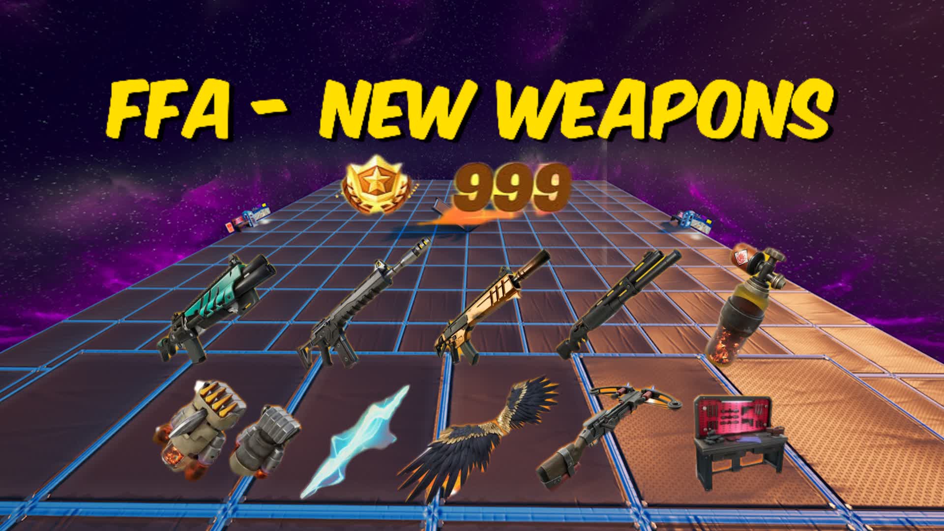 1v1 FFA - NEW WEAPONS 9114-5125-4620 by pizzaismybest - Fortnite Creative Map Code - Fortnite.GG