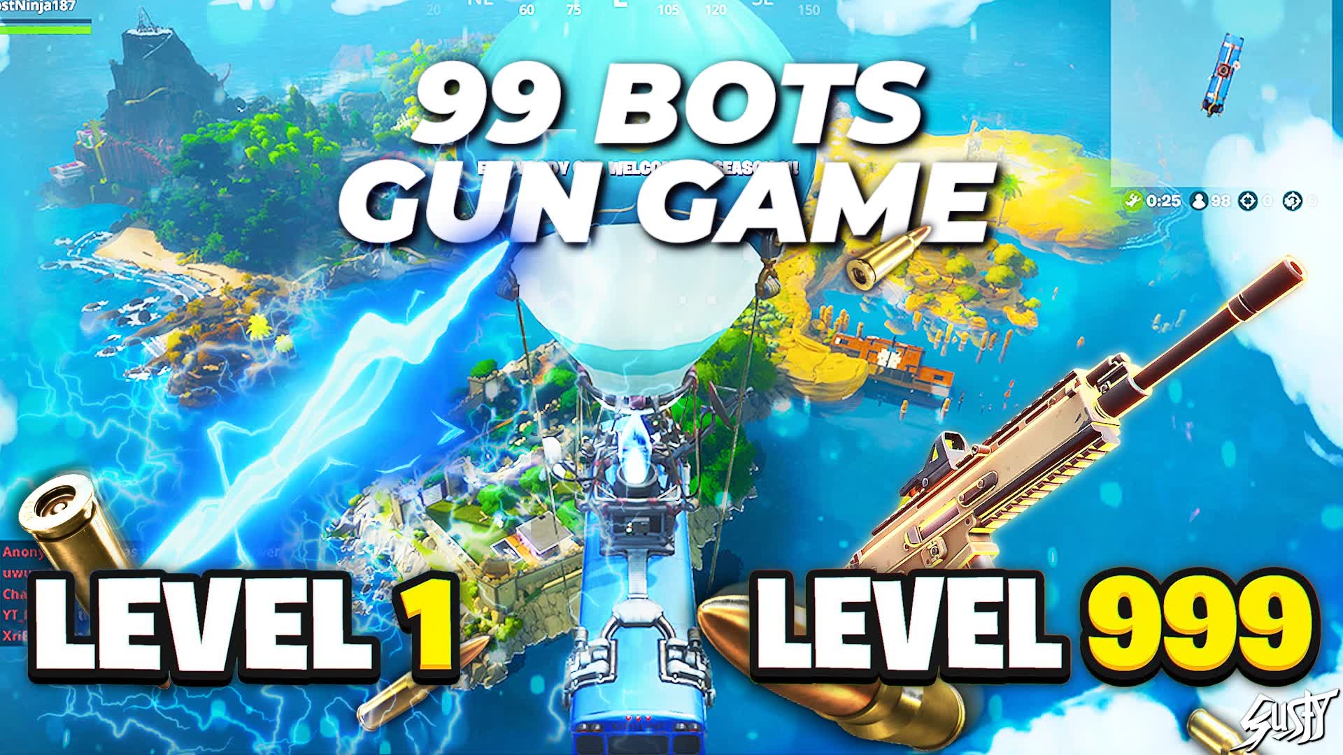 99 BOTS GUN GAME 9469-4015-2284 by gust - Fortnite Creative Map Code ...