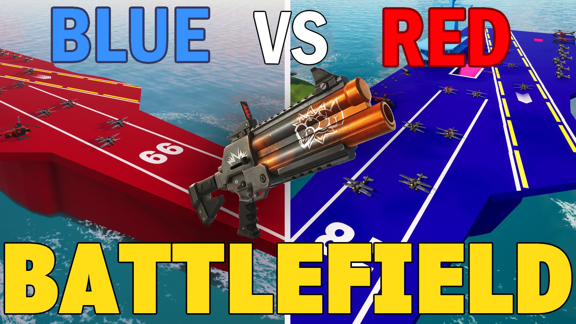 🔫BATTLEFIELD🔫 🔴RED VS BLUE🔵 💯 6325-7060-6318 by shinma - Fortnite ...
