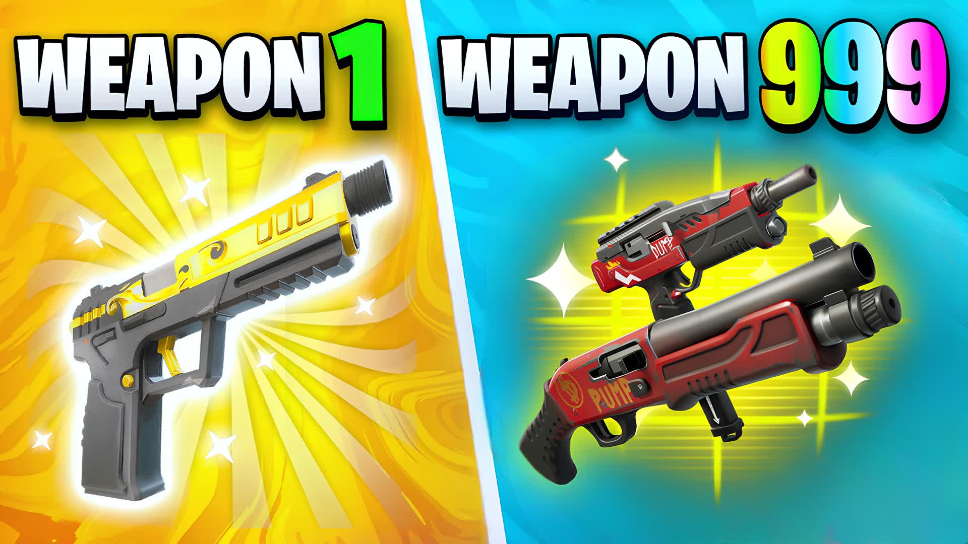 🏝️GUN GAME💥ONE SHOT! 4163-7876-3852 by kyd - Fortnite Creative Map Code ...