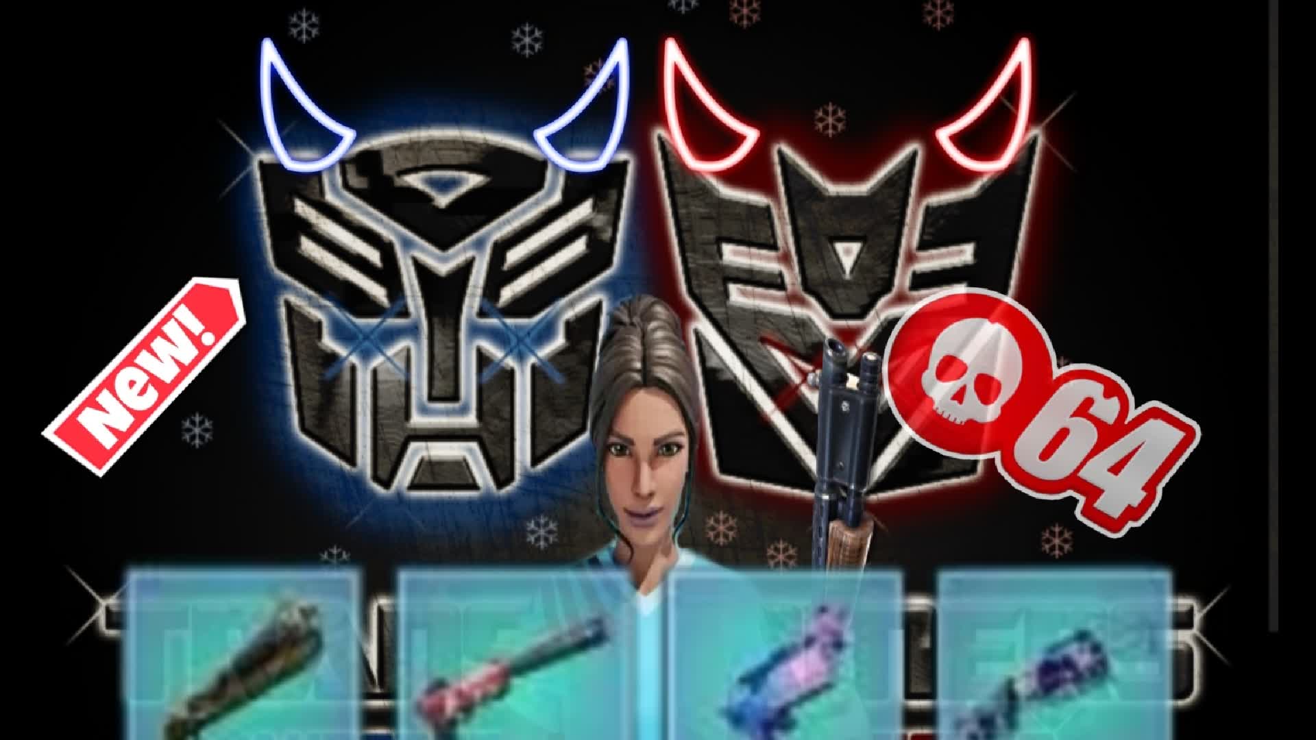 🔵 AUTOBOTS VS DECEPTICONS 🔴 4741-0150-3710 by bu1 - Fortnite Creative ...