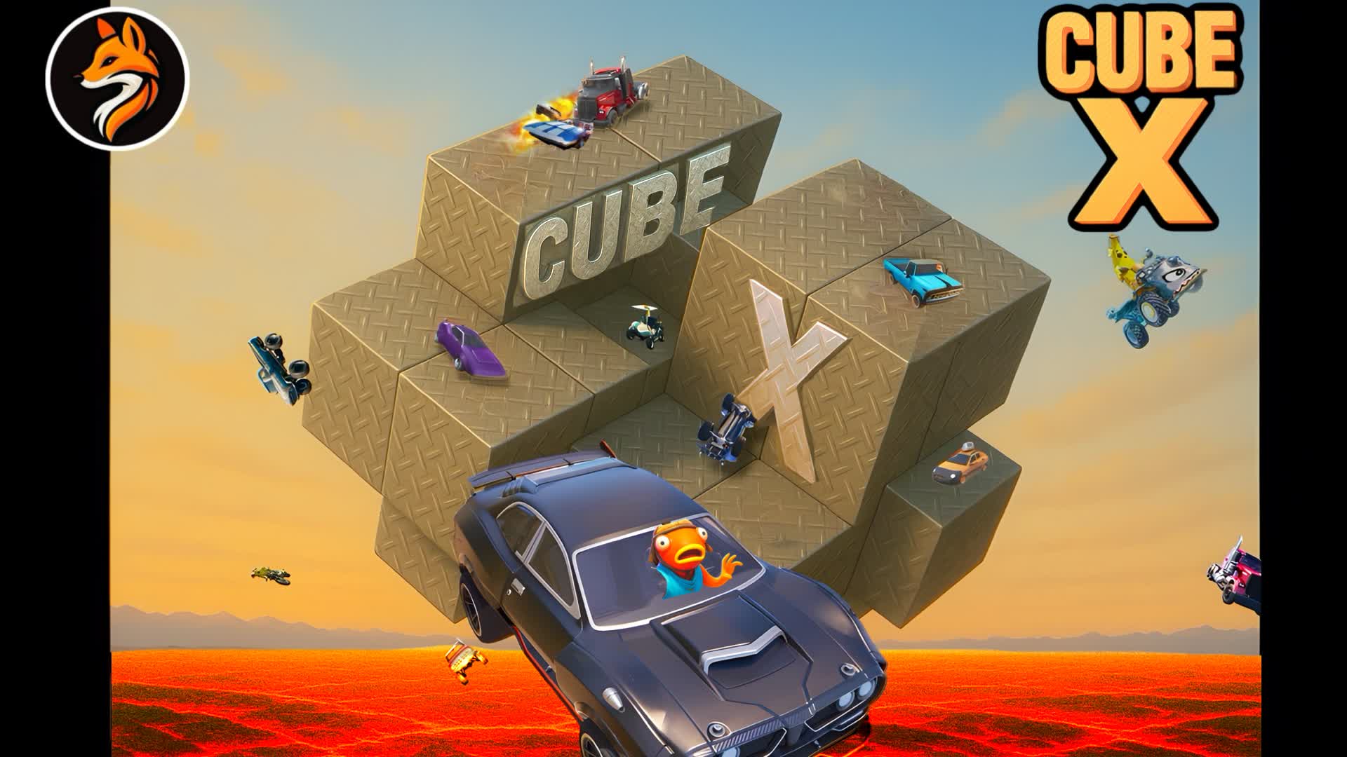 CUBE X - Drift Drive Lava Survival FFA 6386-0654-2465 من ابتكار foxware ...