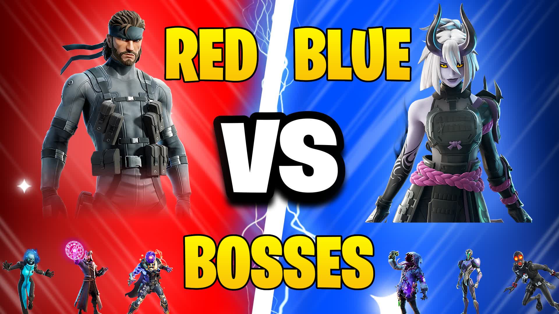 Red vs Blue vs Bosses 9994-3710-4090 by immortalinc - Fortnite Creative ...