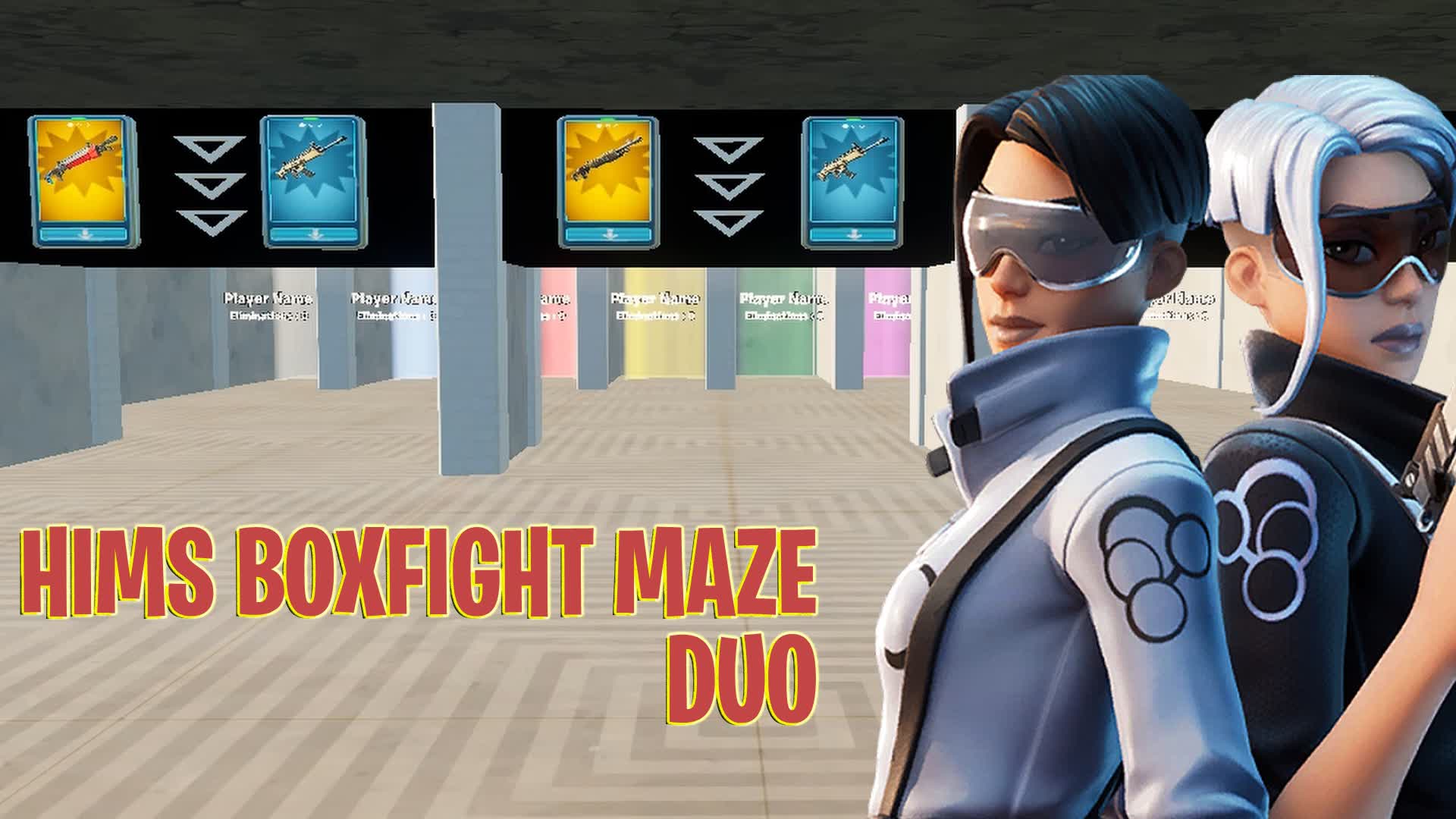 HIMS DUO BOXFIGHT MAZE 0597-8667-2264 by Duxie_DK - Fortnite.GG