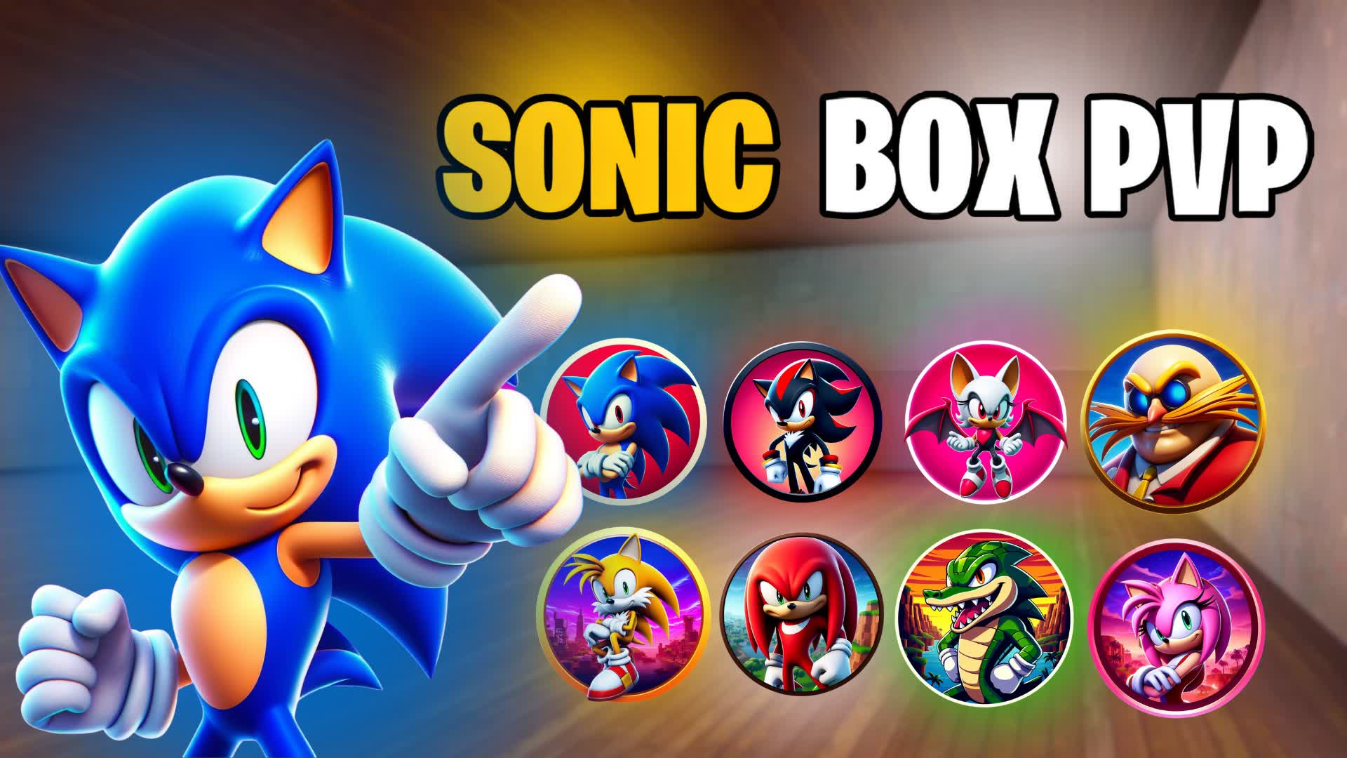 SONIC BOX PVP⭐ 2227-0449-6293 by mandarine.fn - Fortnite Creative Map ...