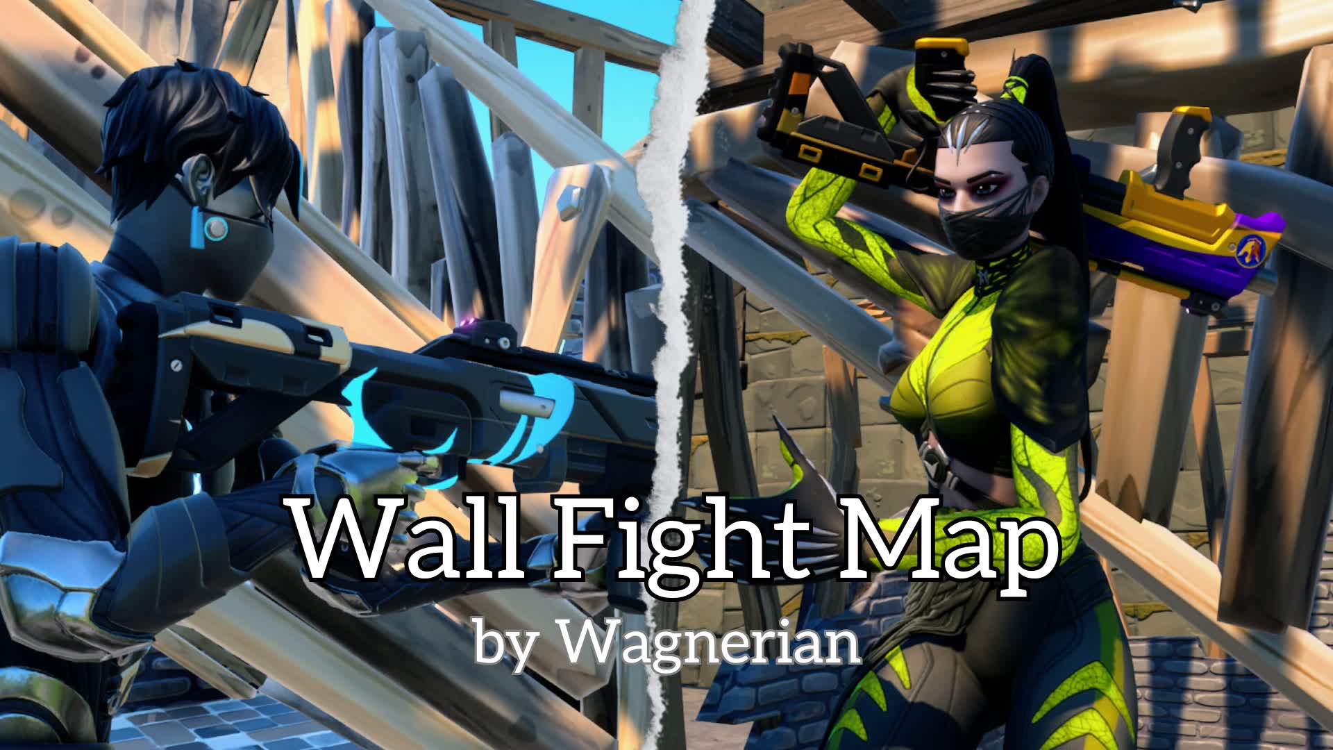 Wall Fight Map - 0980-4601-1748 | Fortnite Zone