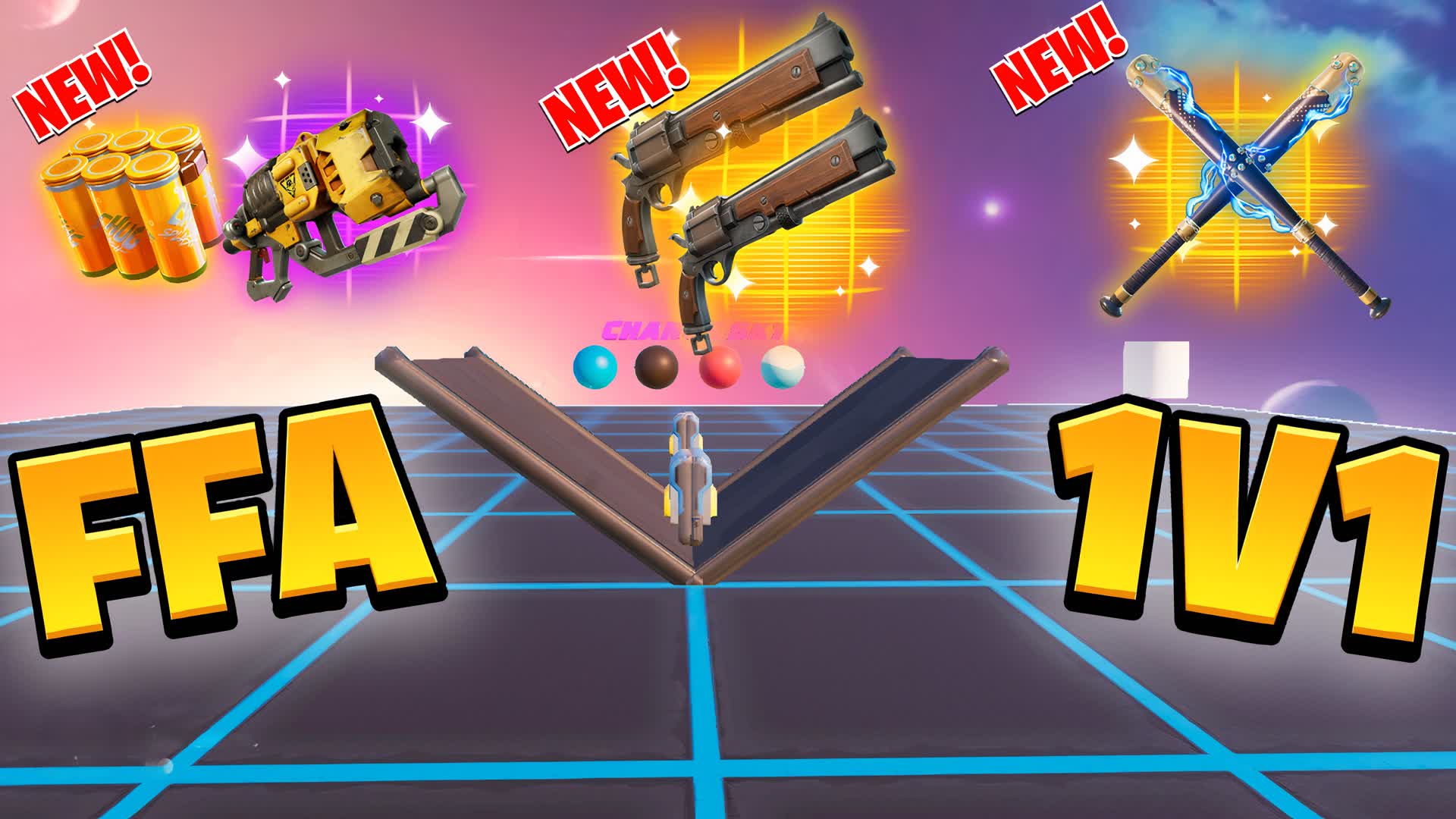 💥SUPER 1V1 - FREE FOR ALL 💎 5173-0370-3075 by ksboy - Fortnite Creative Map Code - Fortnite.GG