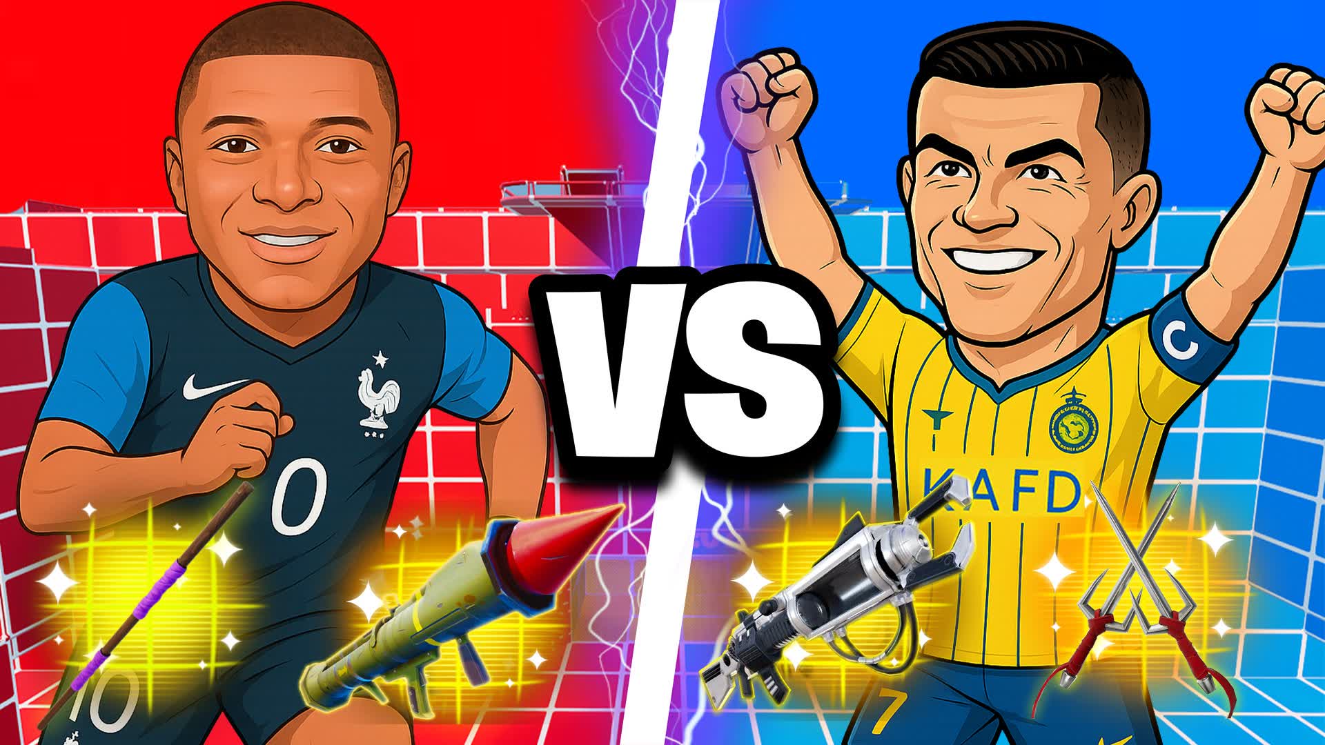 MBAPPE VS RONALDO AlNASSR 🐐 2876-4577-4702 by bwr - Fortnite Creative ...