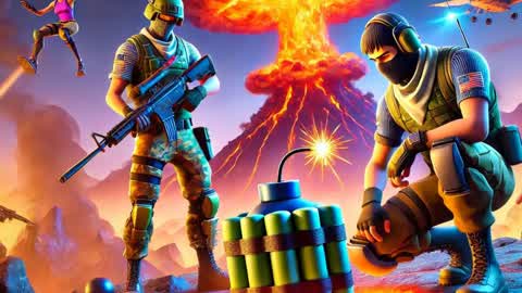 Volcano Island - Search & Destroy 2411-4136-4312 by ironfire - Fortnite ...