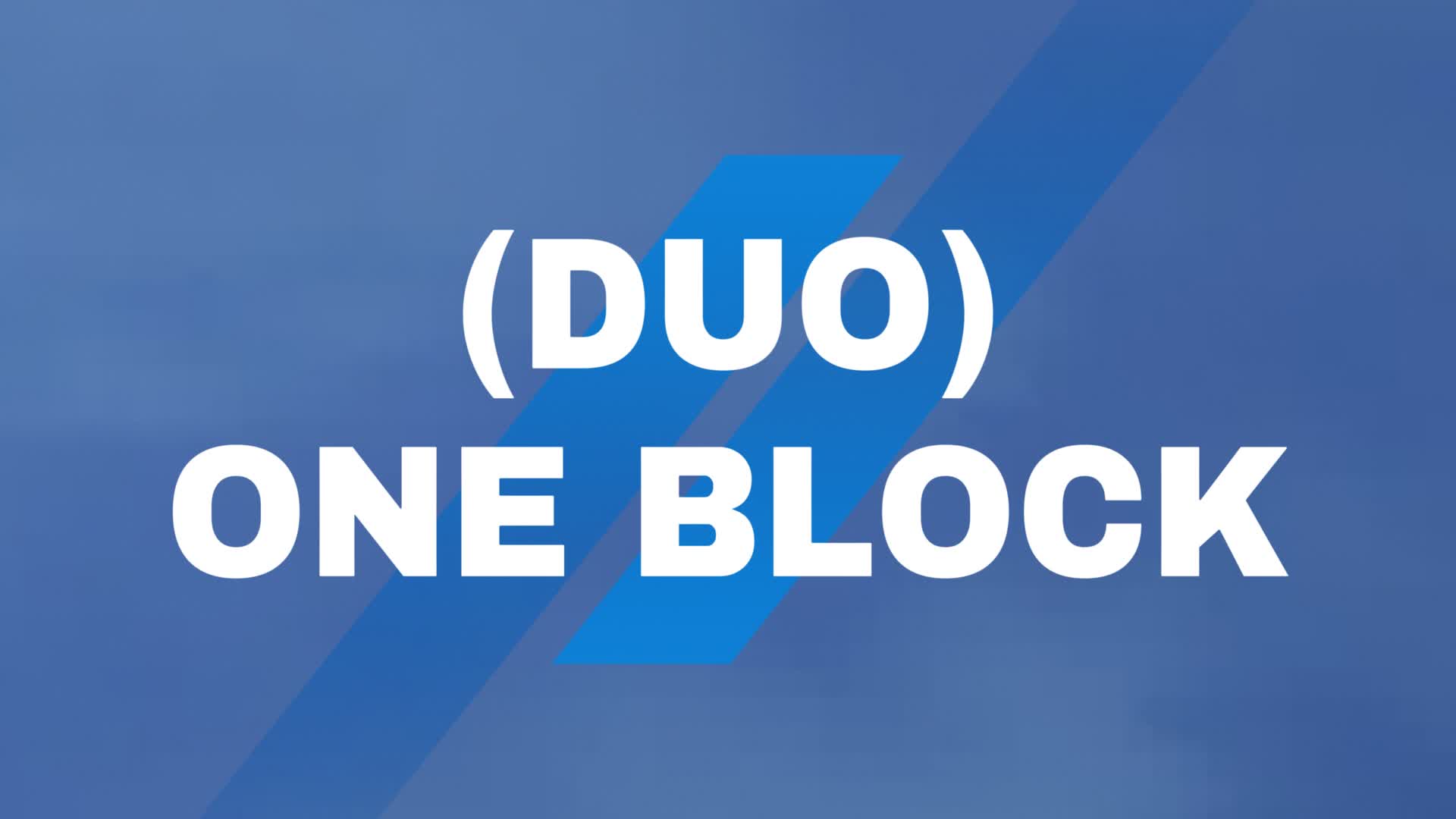 DUO ONE BLOCK 8611-3014-4995 by damiandoesmaps - Fortnite Creative Map ...