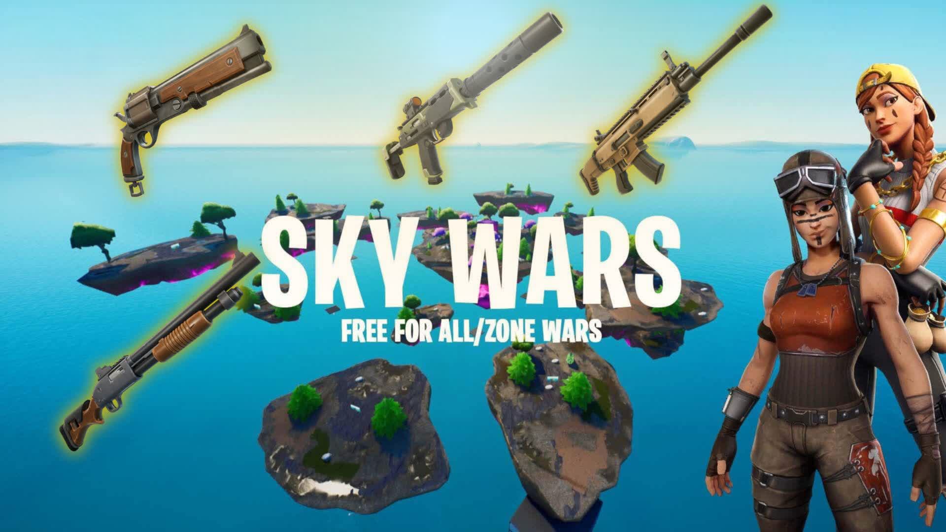 SKY BATTLE zone wars 2842-9070-6717 by iosgamer - Fortnite Creative Map ...