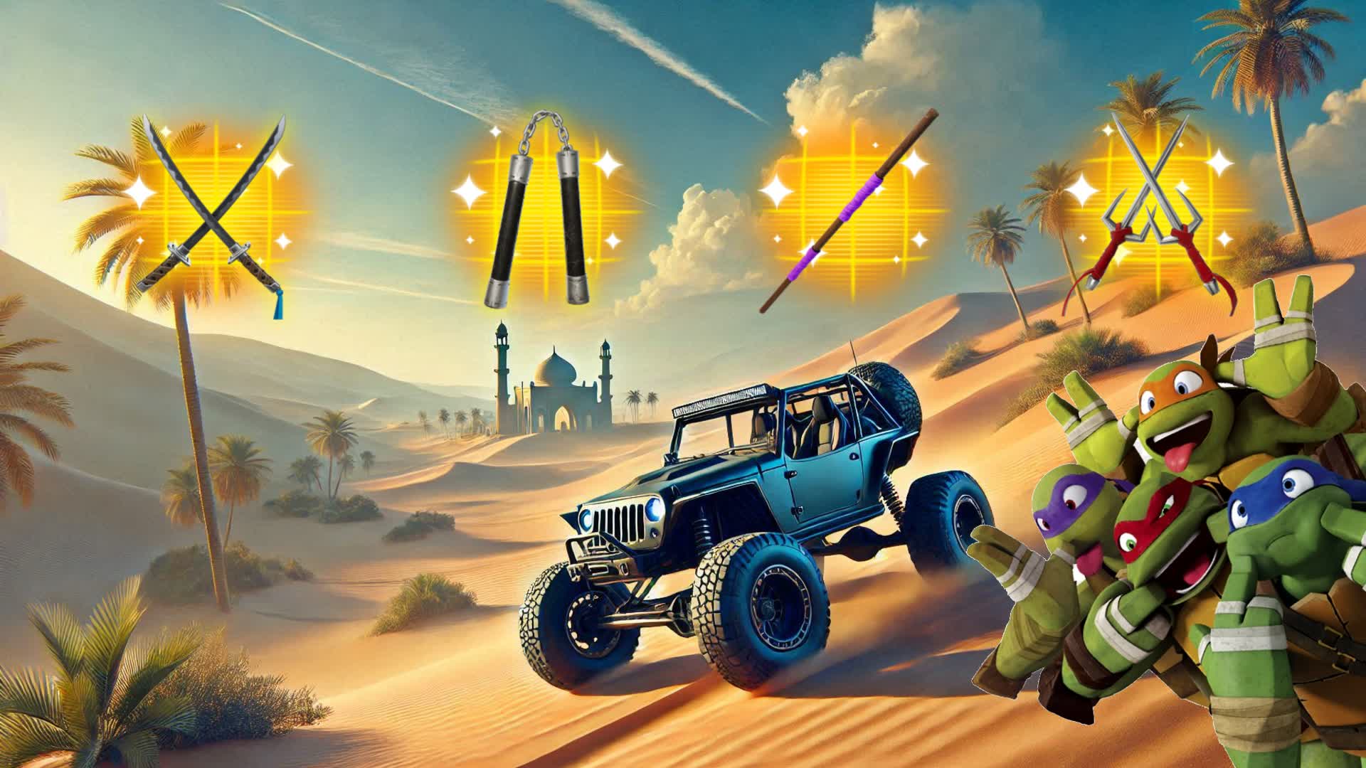 TMNT MYTHIC DESERT - FREE FOR ALL 8699-2995-3372 by philip2w - Fortnite ...