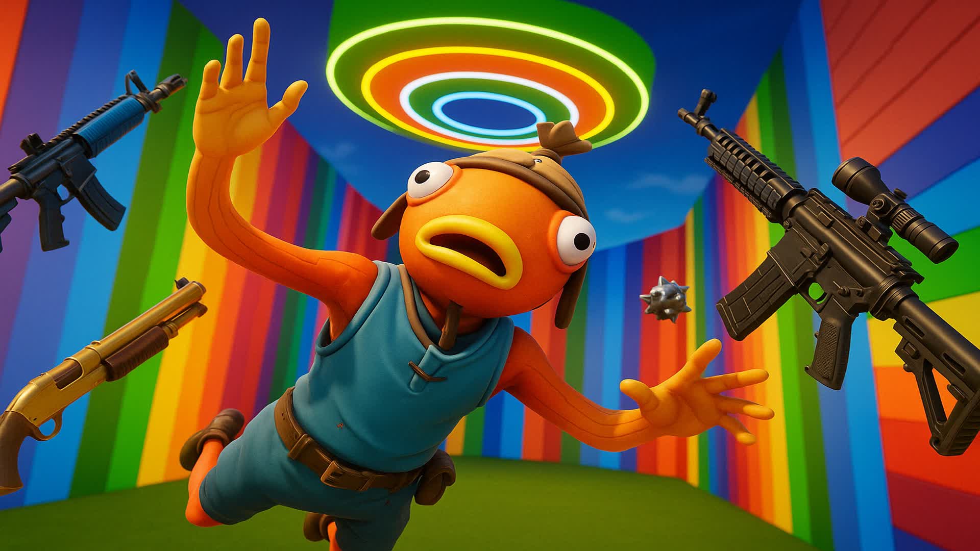 Rainbow Rumble - Free For All 1865-8427-6417 by 7jzz - Fortnite