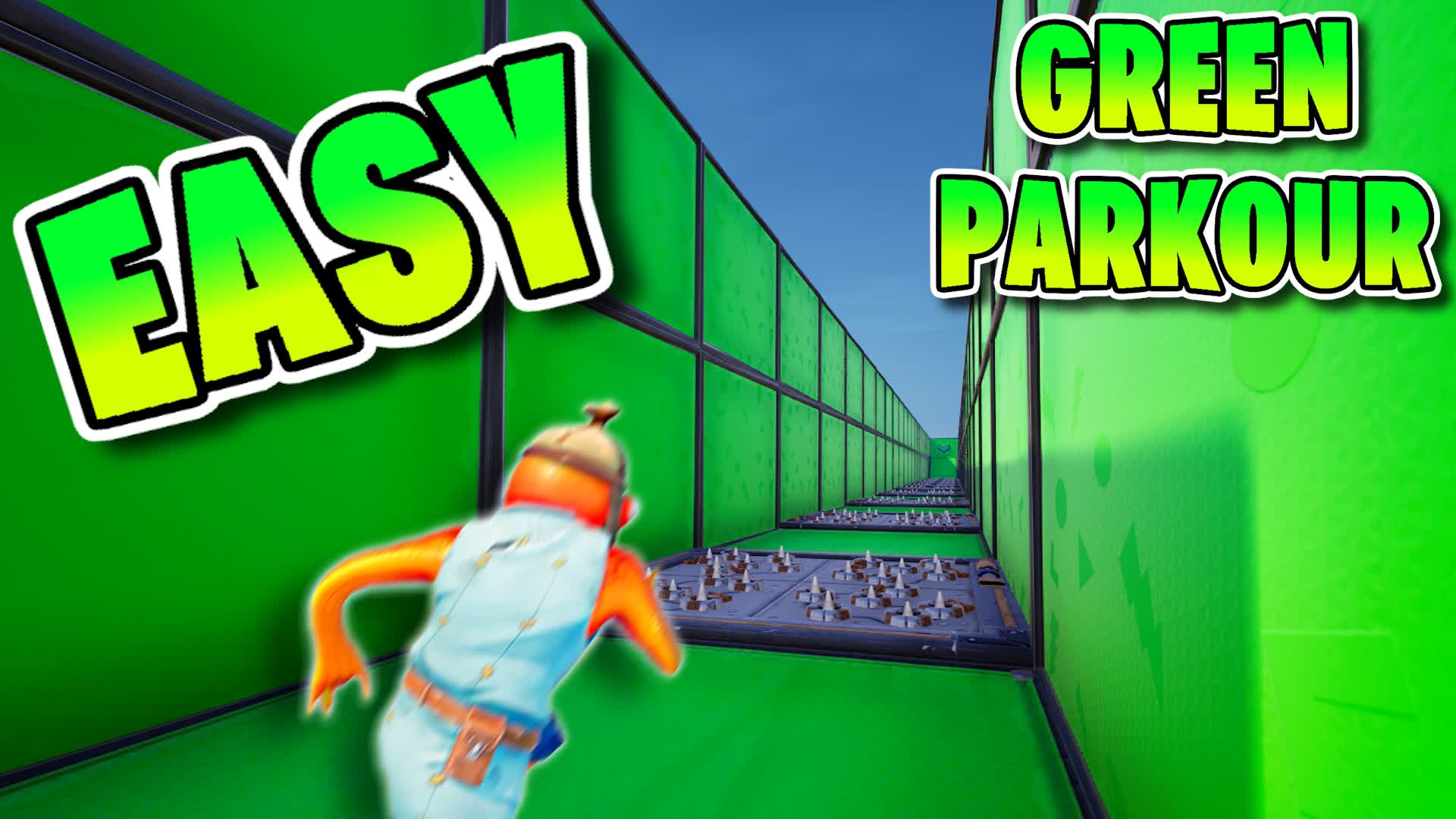 Easy Parkour 2.5D Green Side Scroller 0971-2365-3157 by spacesuit ...