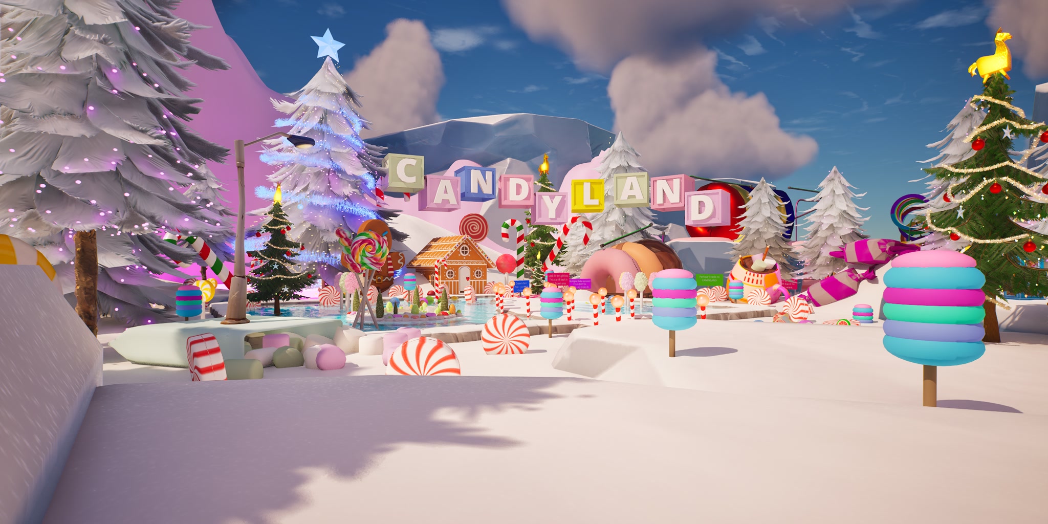 CANDYLAND PARTY ROYALE 0697-7202-2627 by shukball - Fortnite Creative Map Code - Fortnite.GG