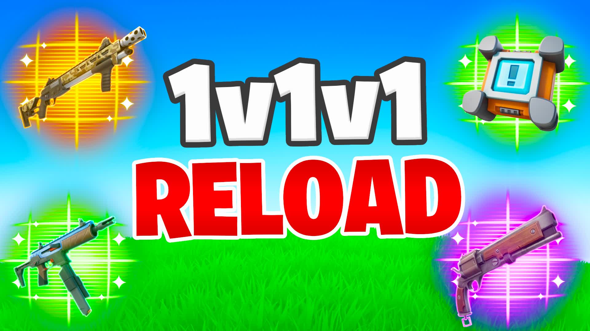 1v1v1 Reload 1v1 Realistics Free for All 5694-9539-4050 من ابتكار rozbr - Fortnite