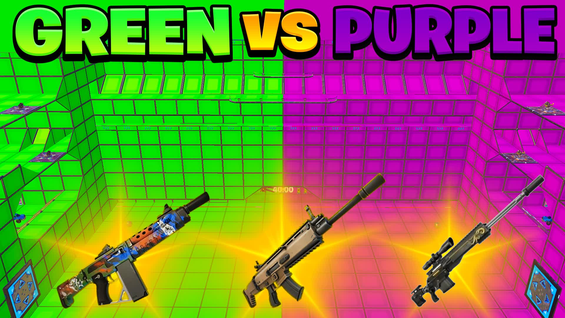 FUN GREEN VS PURPLE 2878-0864-0910 by wie - Fortnite Creative Map Code ...