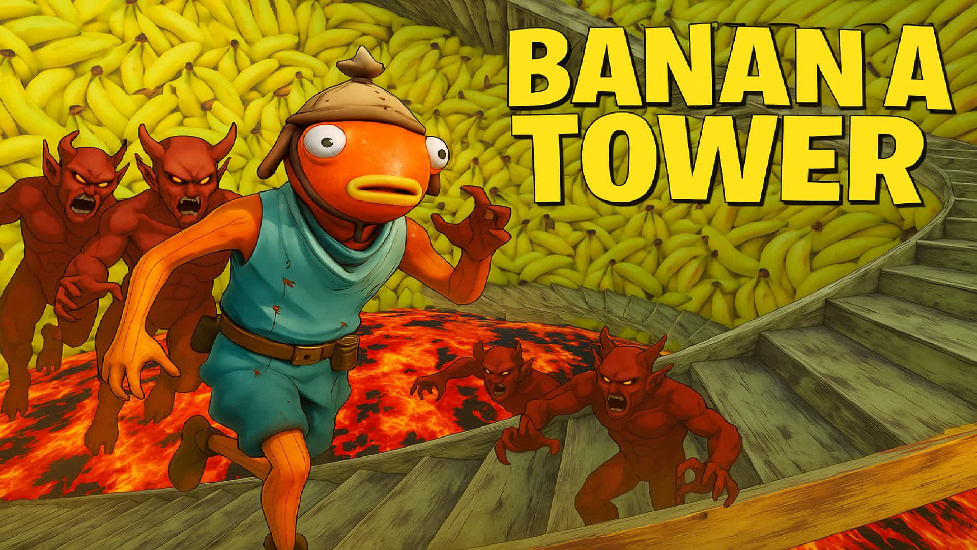 🍌BANANA TOWER🍌 0633-9661-9656 by teamburguete - Fortnite Creative Map ...