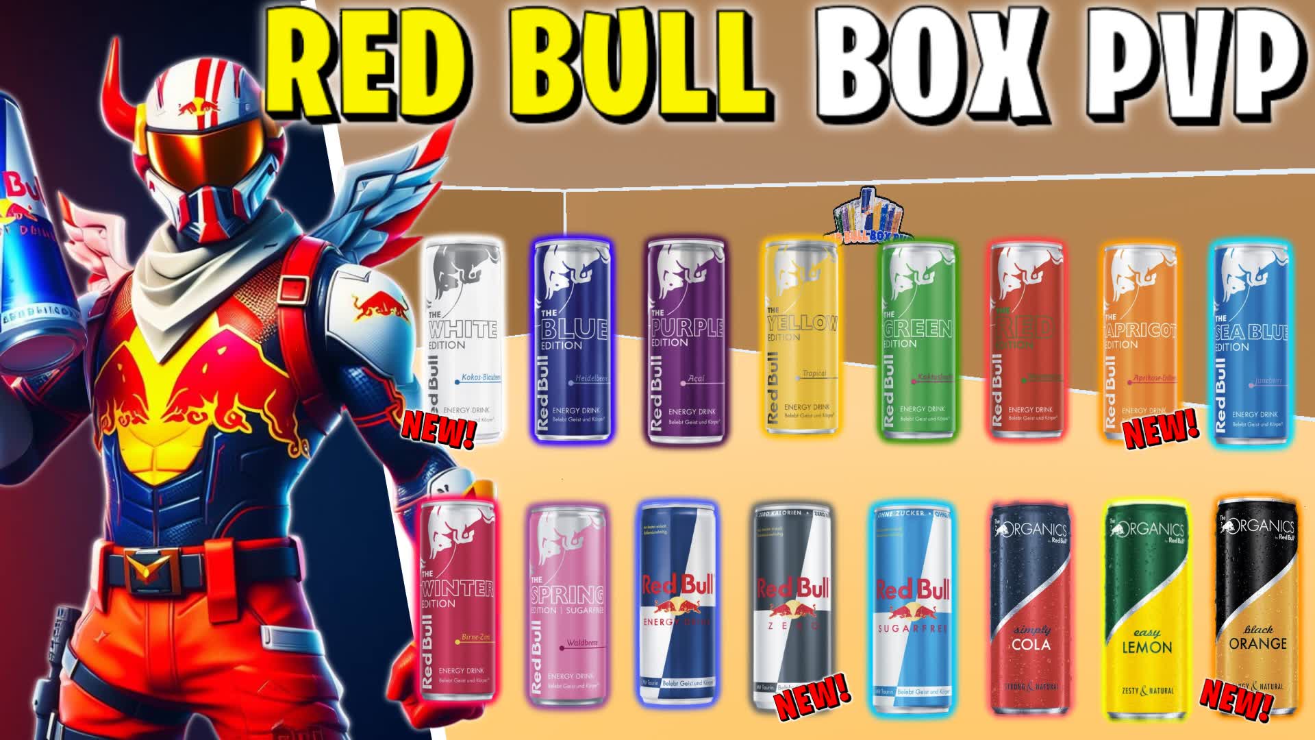 RED BULL BOX PVP 📦 1963-1694-4425 by nuvex - Fortnite