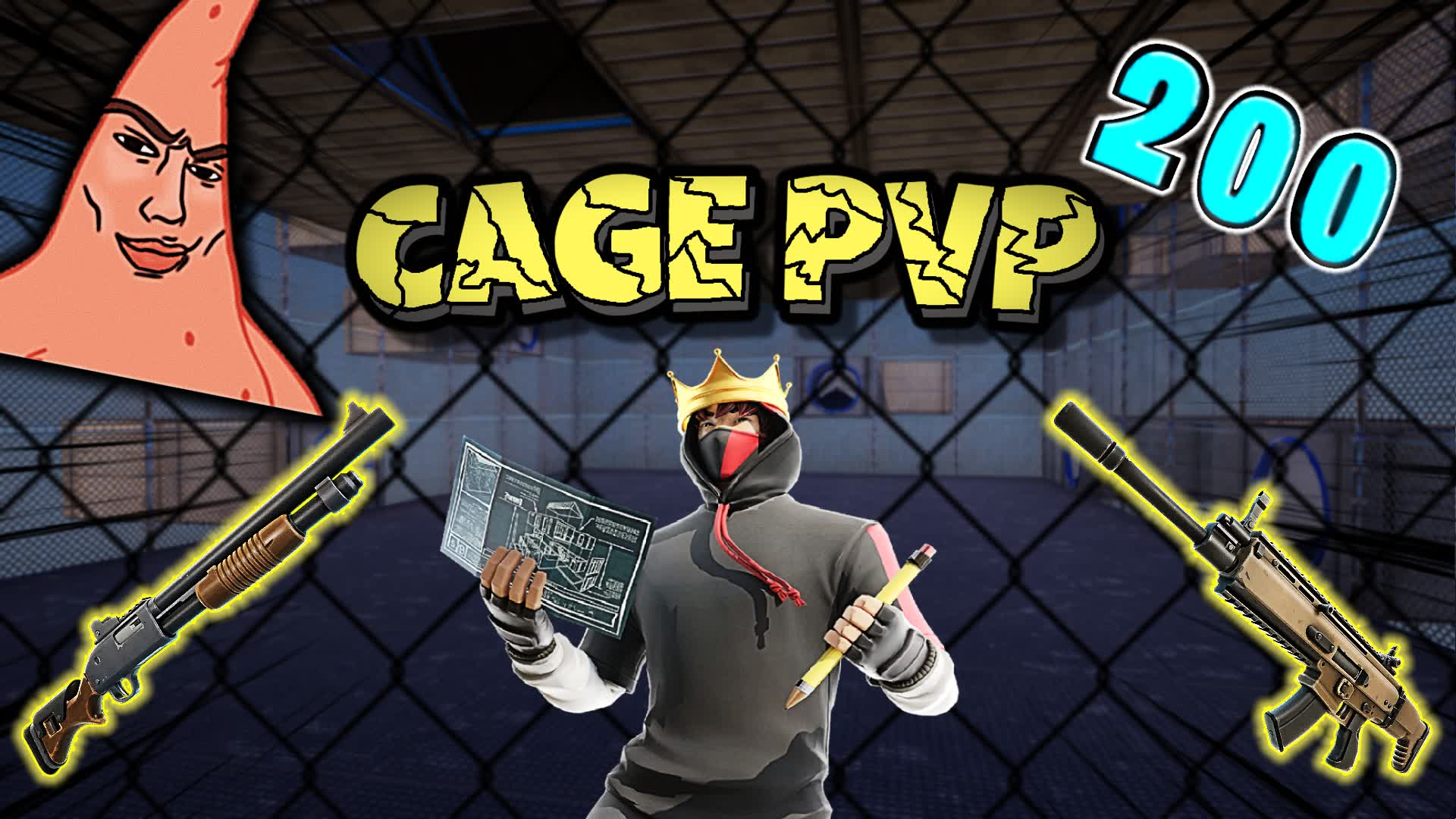 CAGE PVP 7334-4774-5214 by skypter - Fortnite Creative Map Code ...