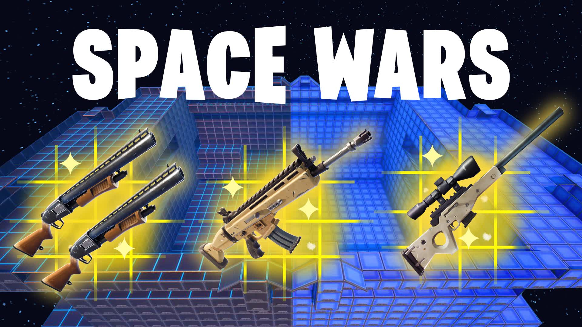 SPACE WARS (ALL WEAPONS) ⭐ 8310-6127-4128 by thugger - Fortnite Creative Map Code - Fortnite.GG
