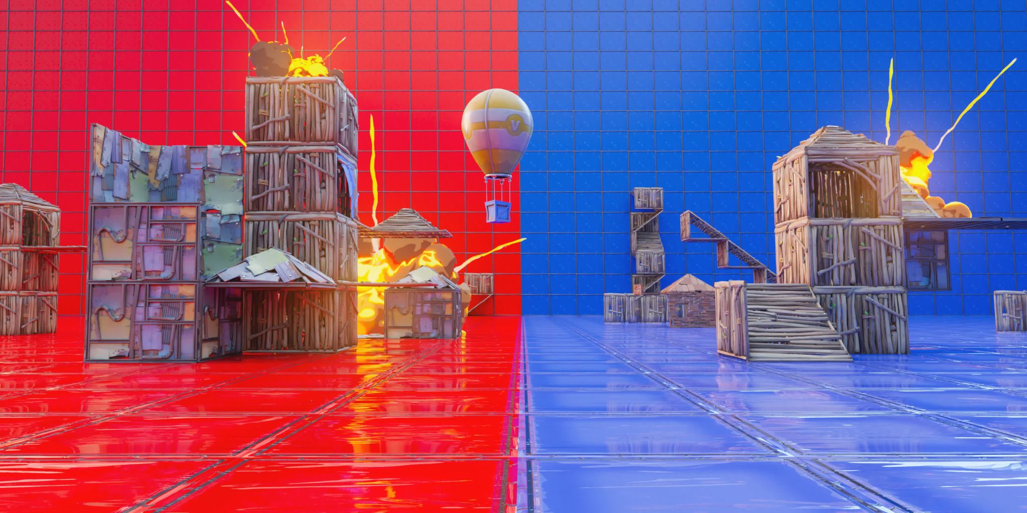 VERRÜCKTES ROT GEGEN BLAU ZONE WARS🌪️ 6242-4851-8938 by hamsteraufstoff ...