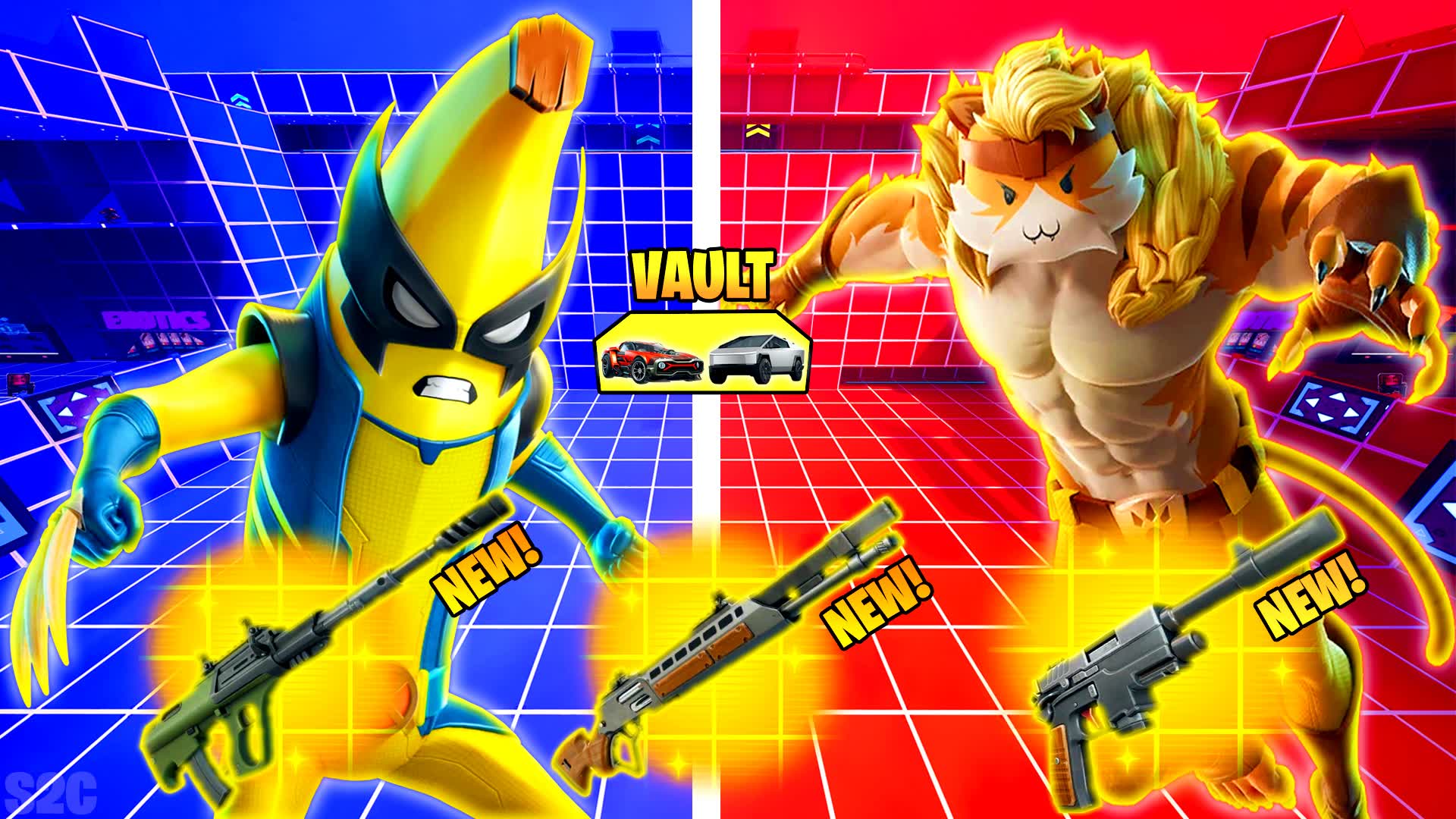 🍌PEELVERINE VS MEOWTOOTH🐱 6939-6035-8207 by s2c - Fortnite