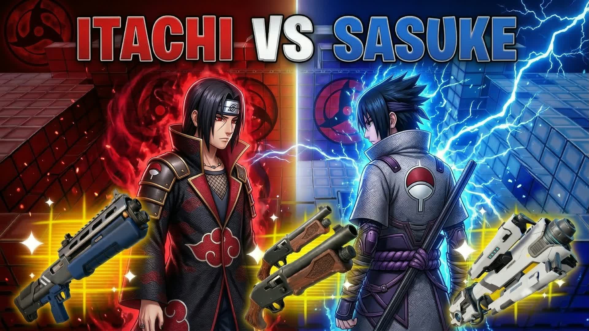 ITACHI RED VS BLUE 🔴🔵 احمر مقابل ازرق 7232-9516-3095 by n77r3 ...
