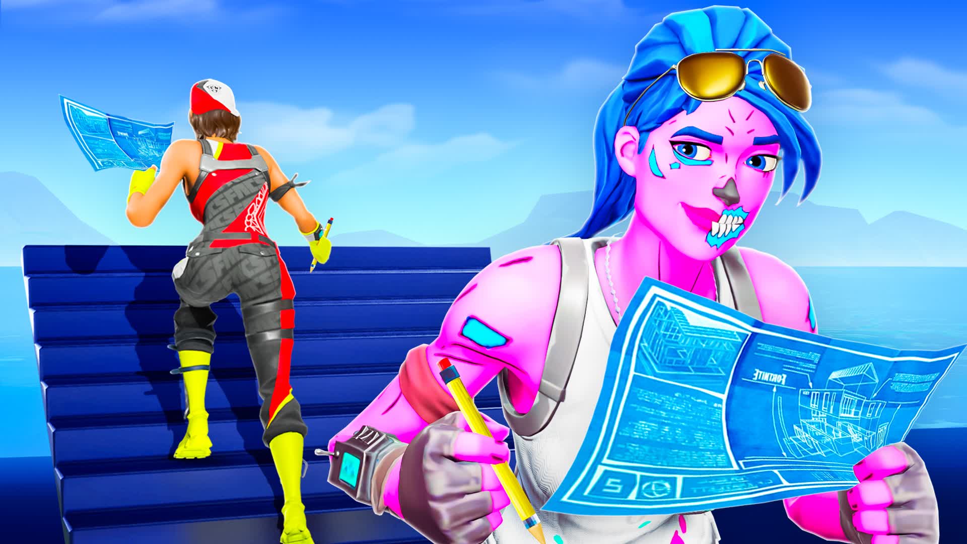 ⭐FIRST PERSON 1v1 Build Fight 5719-8576-4784 by pikus - Fortnite Creative Map Code - Fortnite.GG