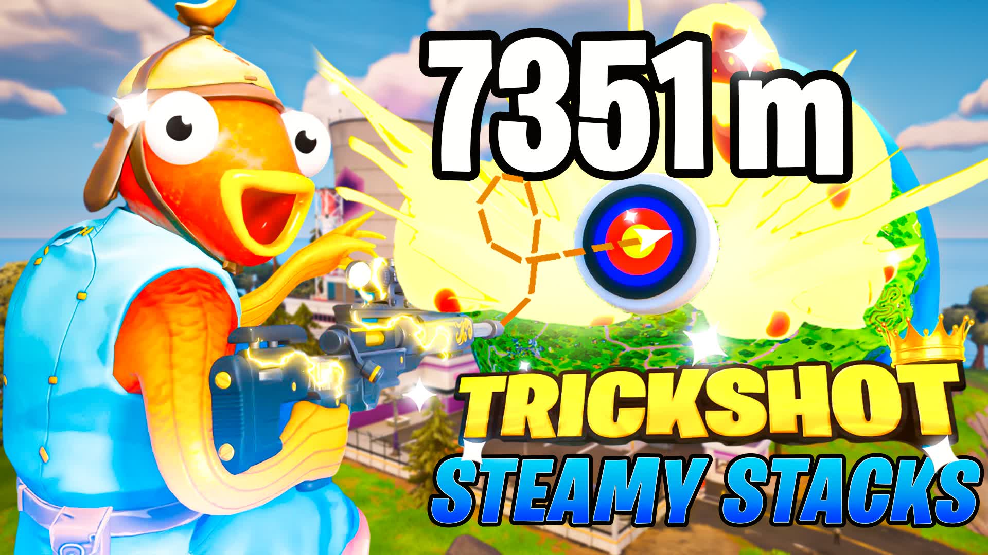 MAMMOTH TRICKSHOT 🎯 STEAMY STACKS 🔥 0993-1398-3777 by xaxax - Fortnite Creative Map Code ...