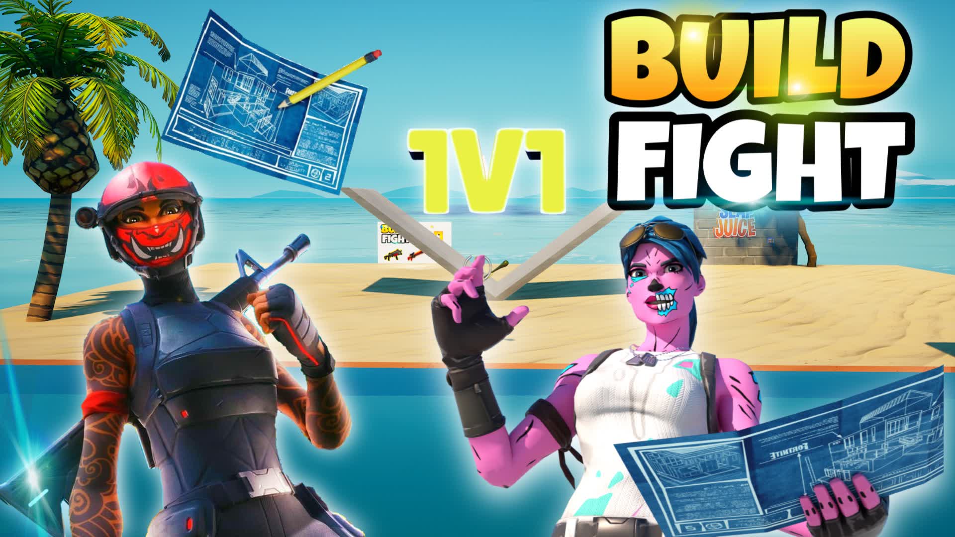 1v1 BuildFight Summer ☀️ 2120-1492-9055 by haloween - Fortnite Creative ...