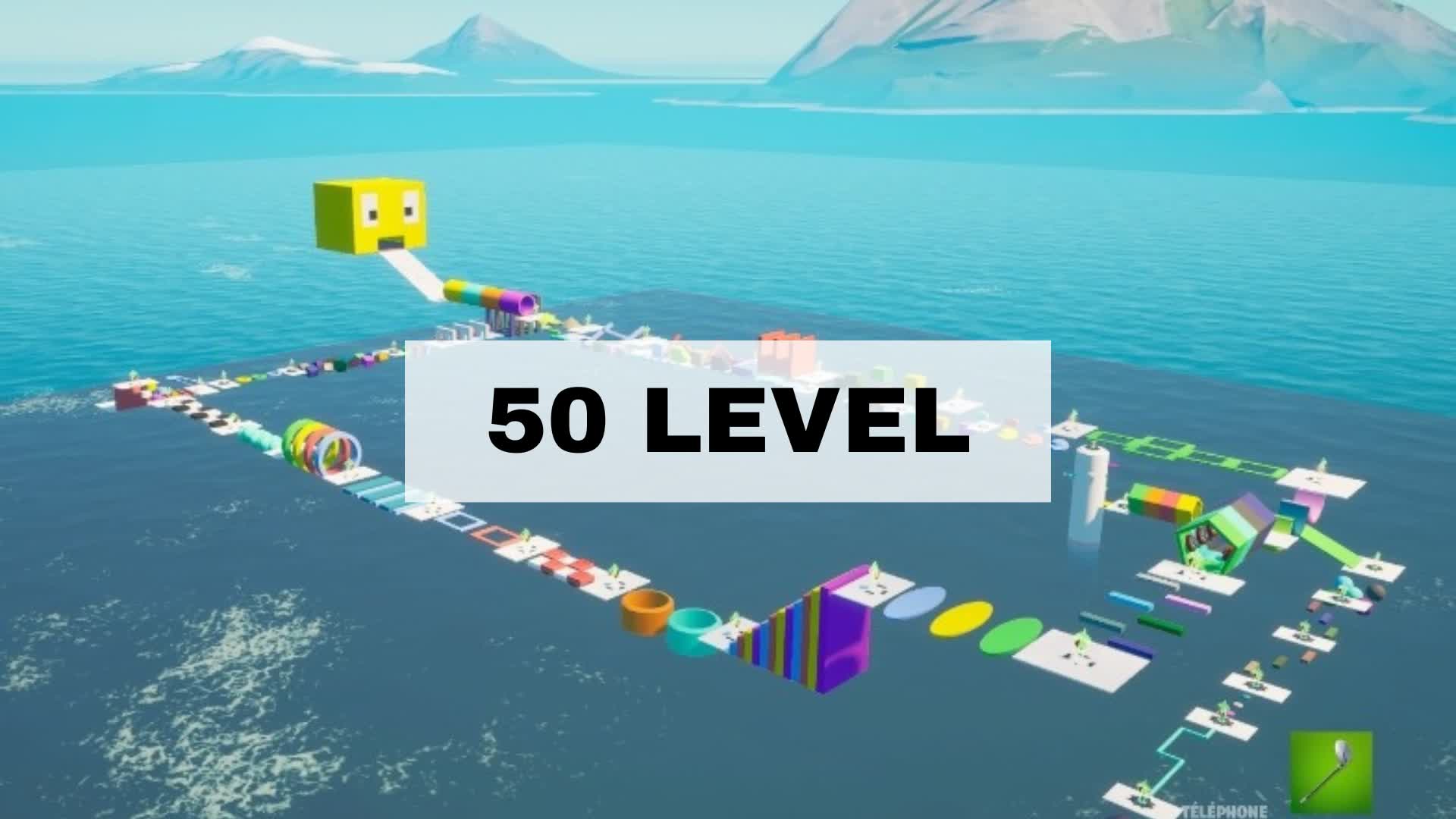 🌟 50 Level Obby Parkour 🌟 8773-4053-2775 من ابتكار dealor - Fortnite