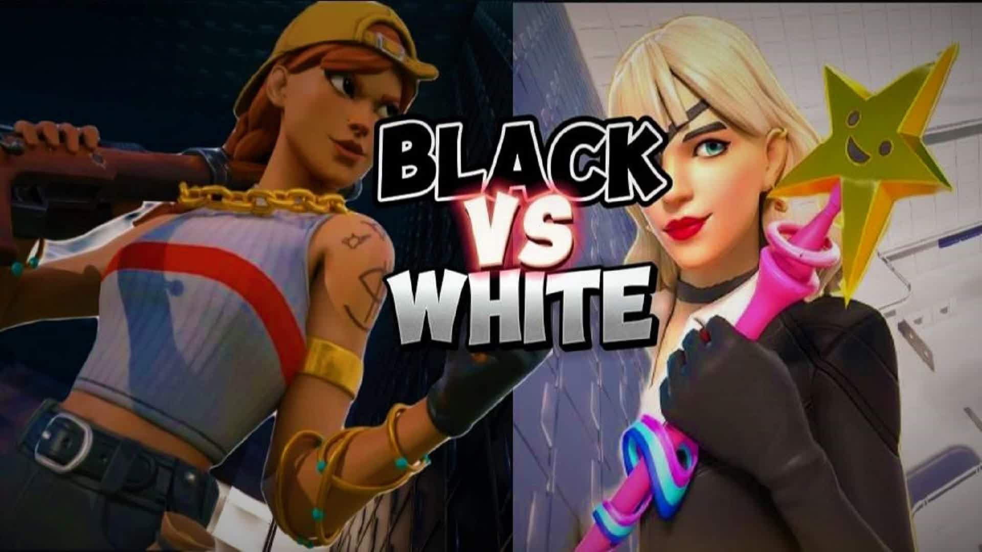 EEEEMAZING WHITE VS BLACK! - 5706-7912-5624 | Fortnite Zone