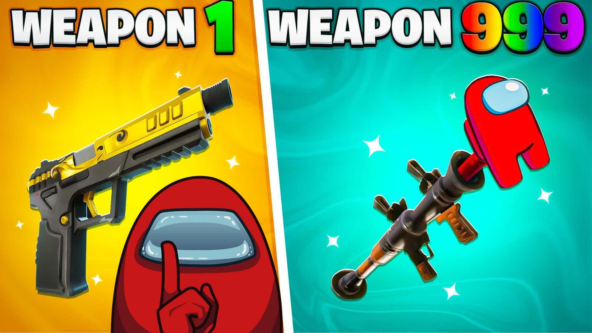 AMONG US GUN GAME🔫ONE SHOT🎯 5663-2939-2638 by ellepurple00 - Fortnite