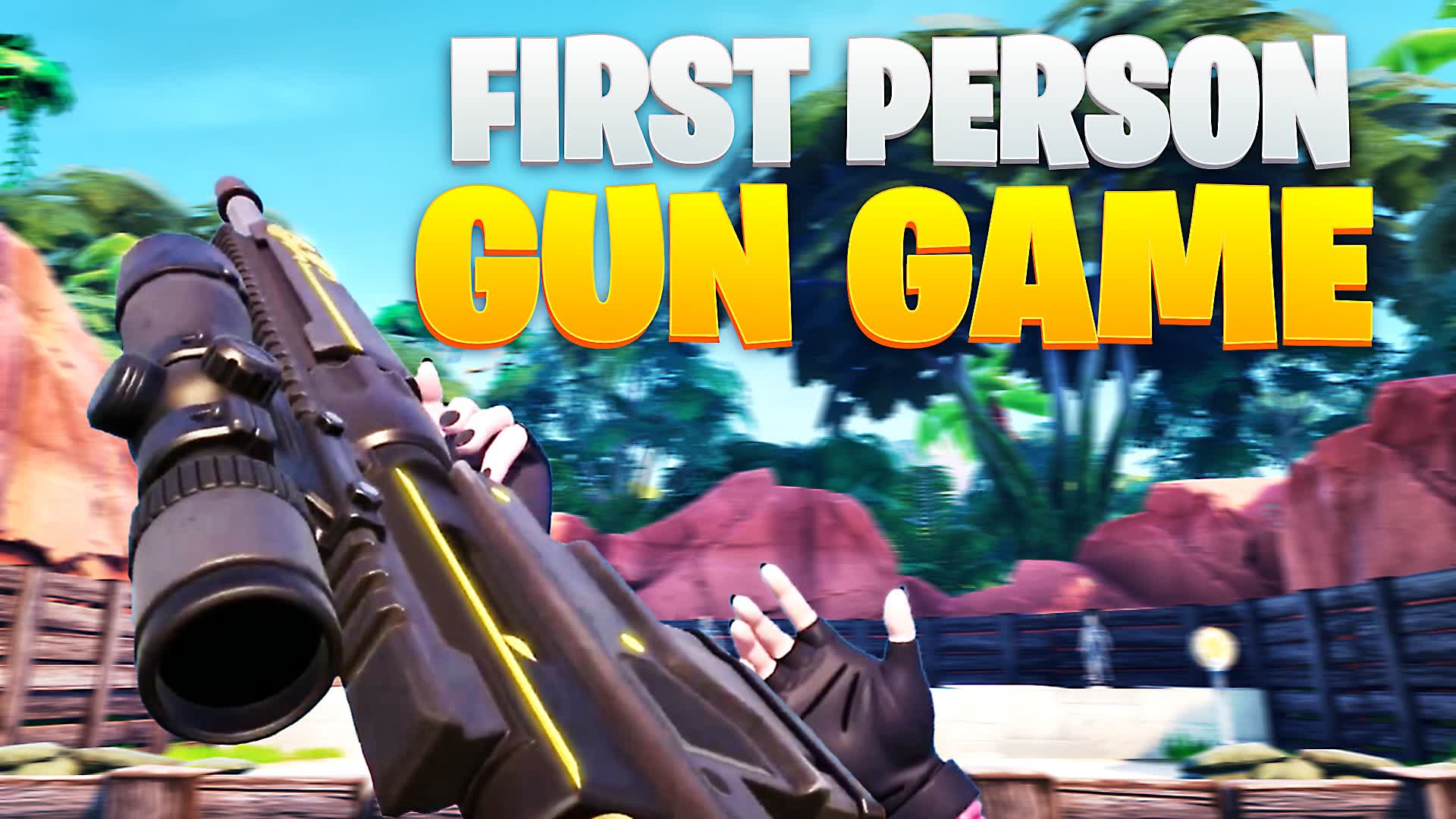 Crazy Gun Game: First Person 6509-7564-7393 by dizduz - Fortnite Creative Map Code - Fortnite.GG