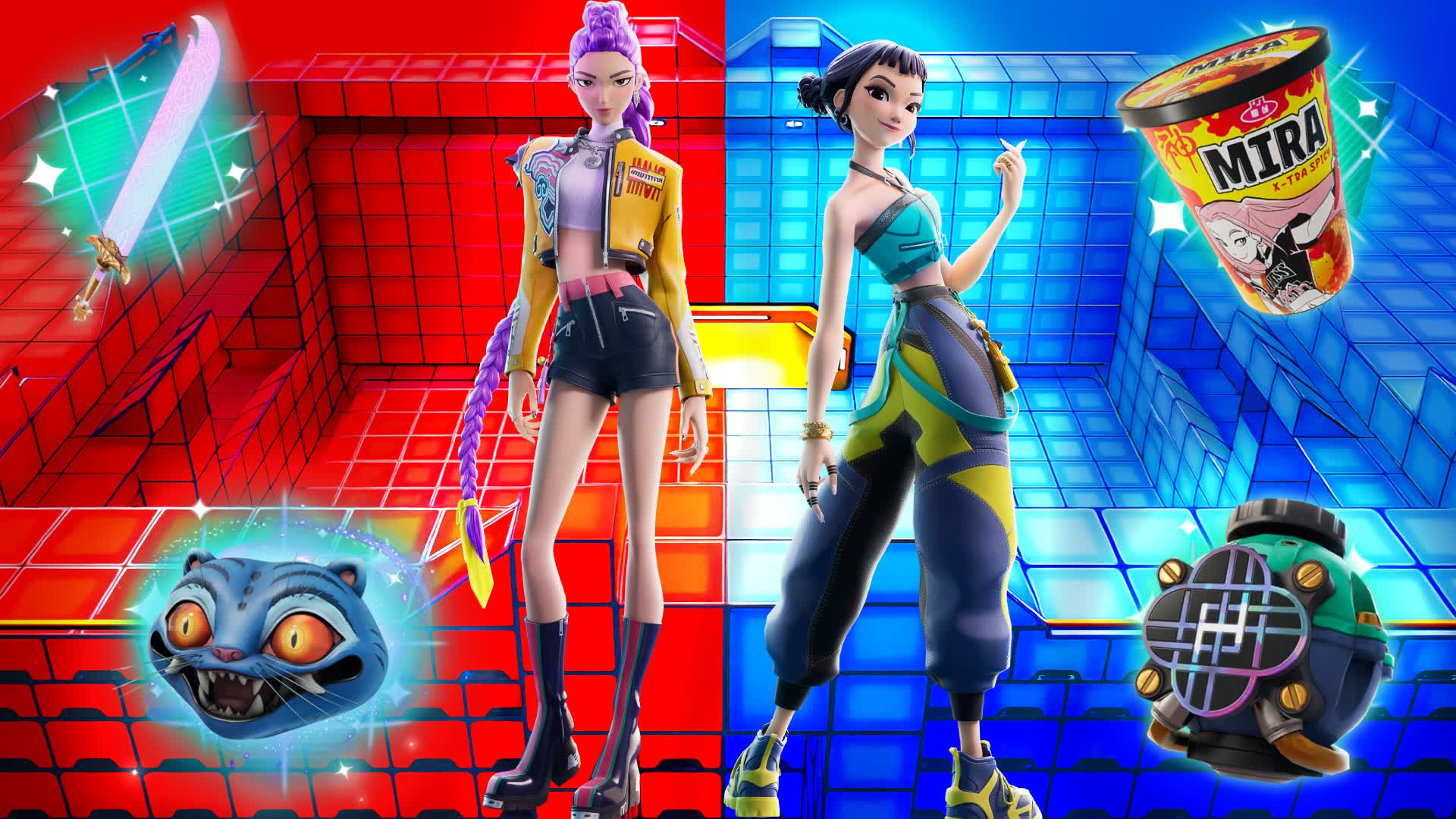 KPOP DEMONS CRAZY RED VS BLUE 👹 HUNTERS 3548-0000-1470 by penguin ...