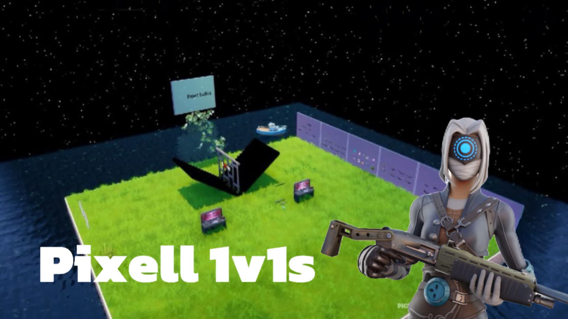 pixell 1v1s 8540-5058-8593 by pixellyt - Fortnite Creative Map Code ...