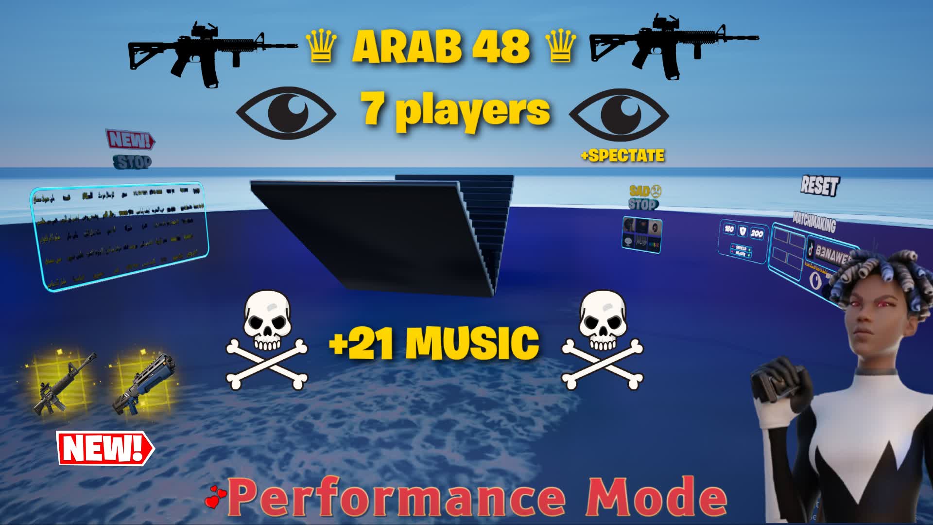 1v1 With Spectate︱ Arab 48 ︱ماب ︱F93 5663-9413-0582 by f93 - Fortnite